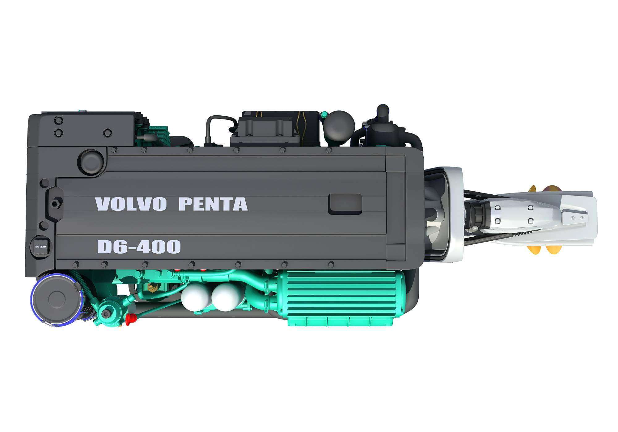 Volvo Penta Marine Engine - 3D Model by 3D Horse