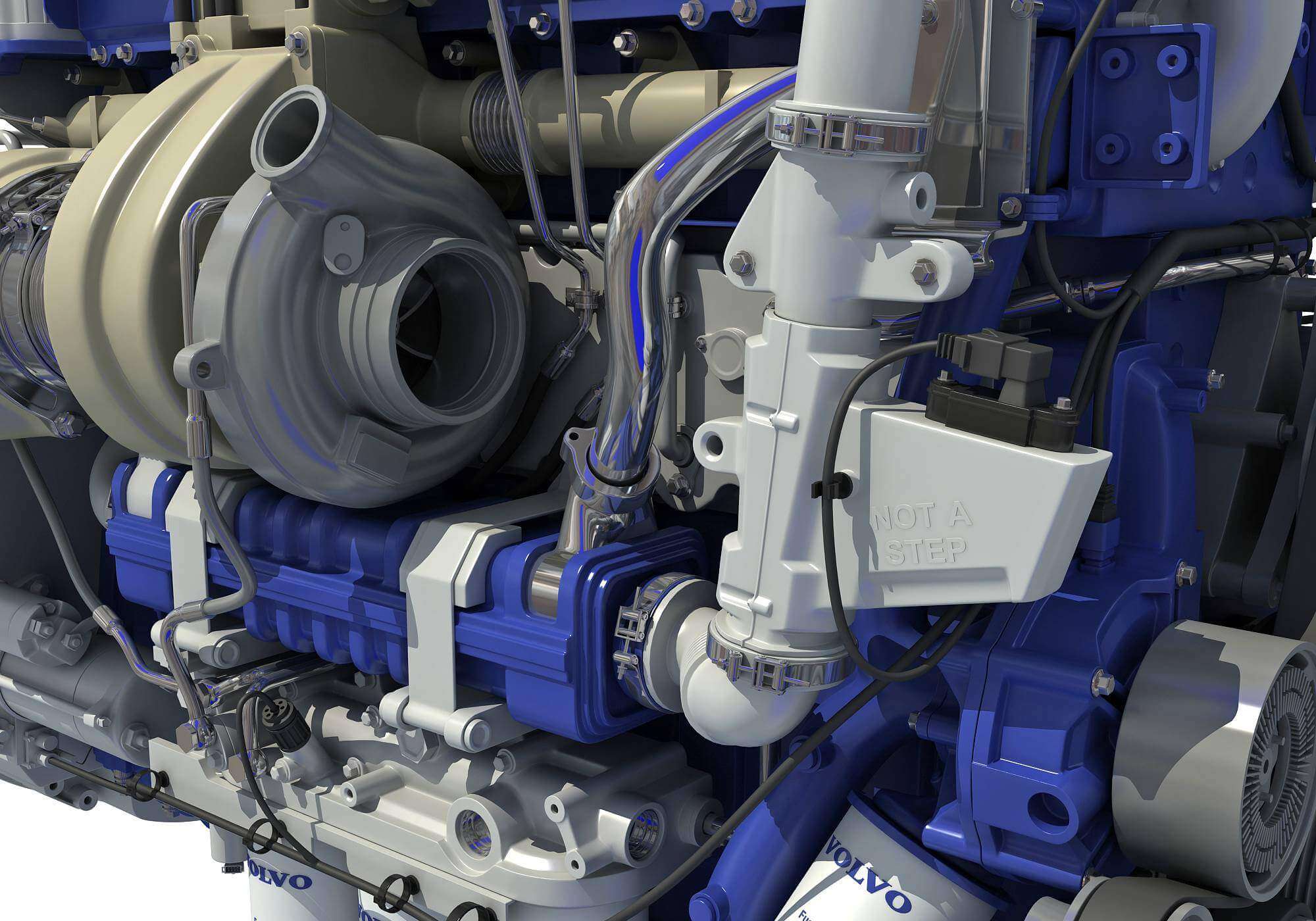Volvo Powertrain D13 Engine - 3D Model by 3D Horse