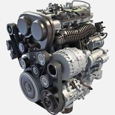 Volvo S60 T6 Drive-E Petrol Engine 3D Model by 3D Horse