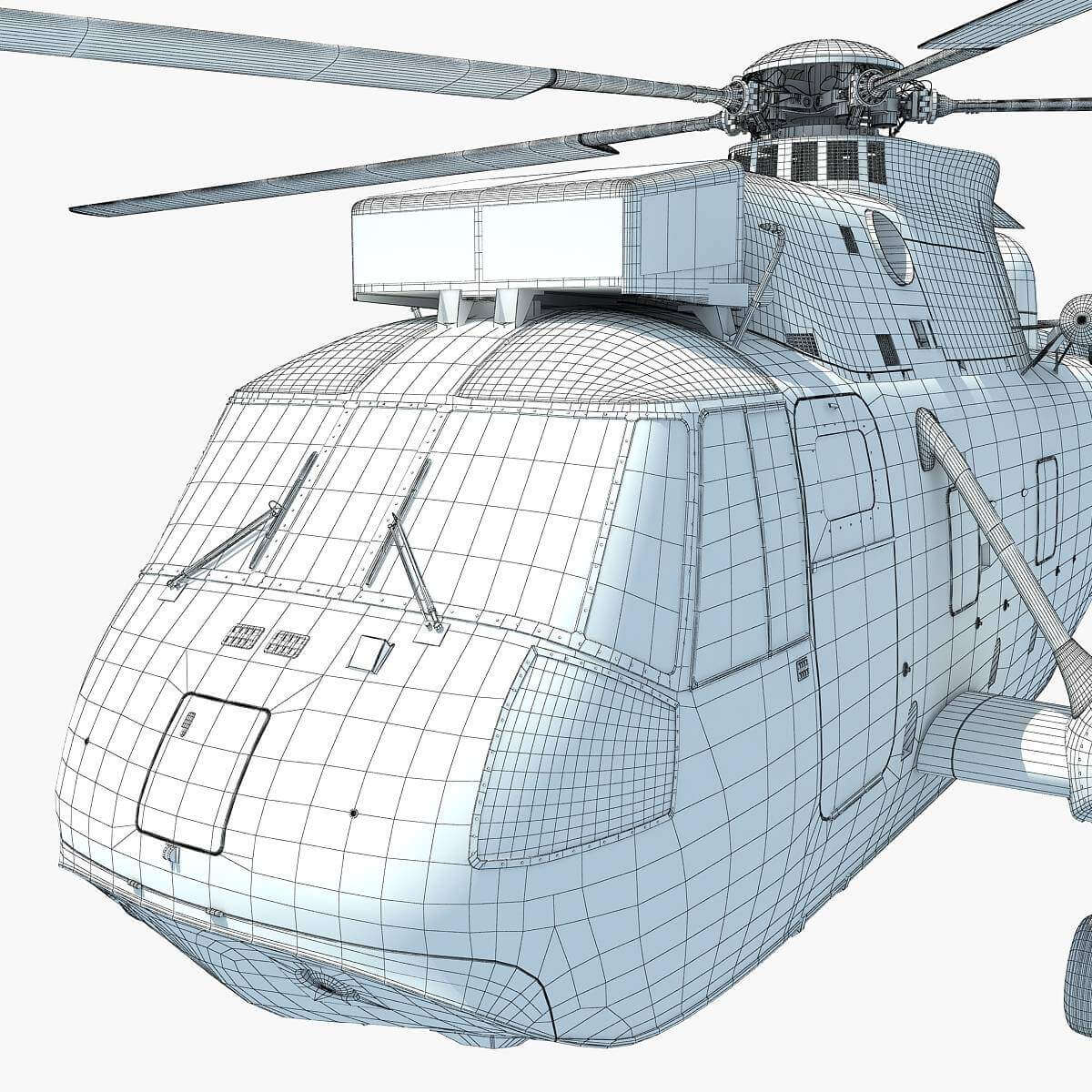 Westland Sea King Helicopter - 3D Model by 3D Horse