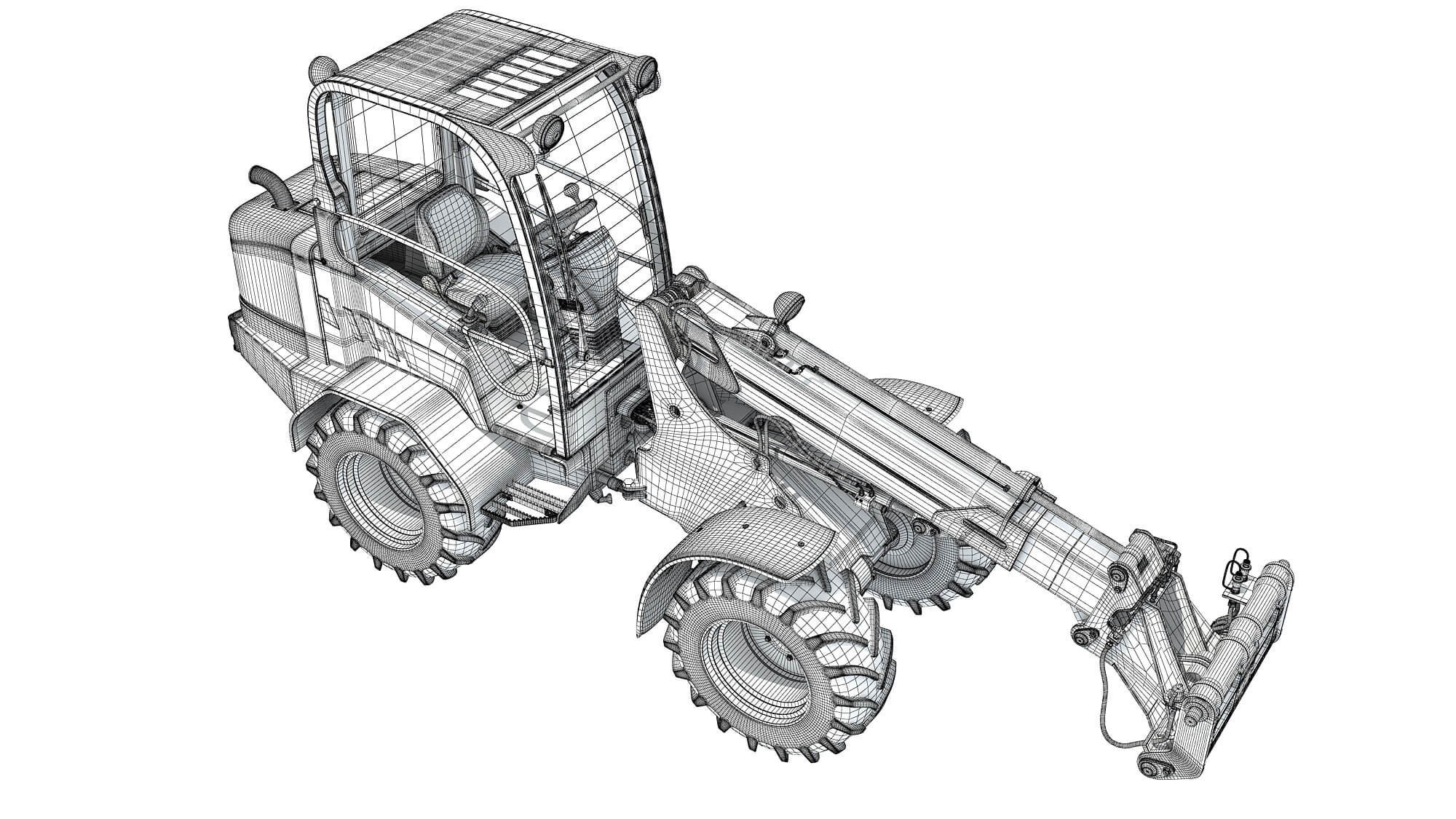 Wheel Loader - 3D Model by 3D Horse