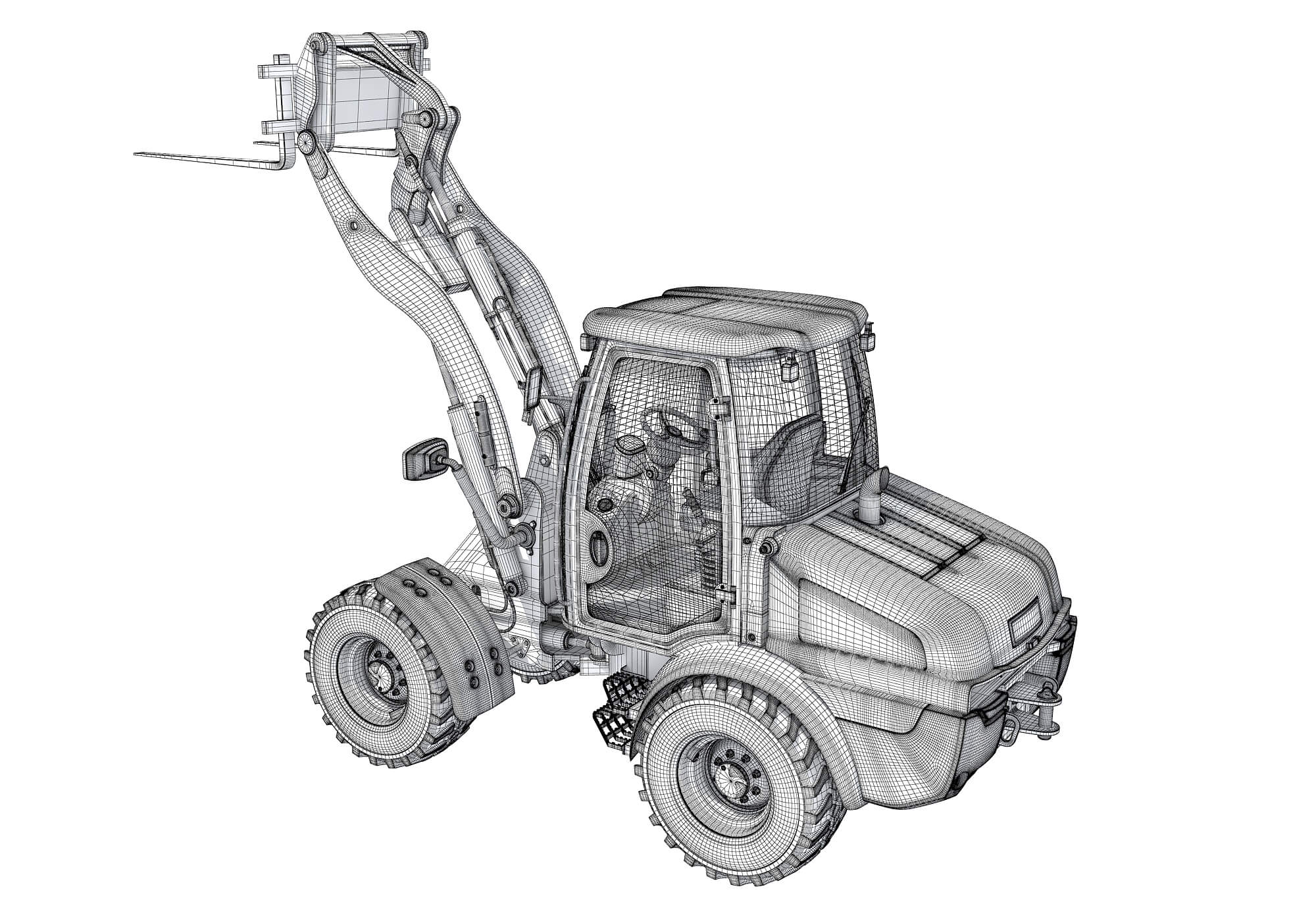 Wheel Loader - 3D Model by 3D Horse