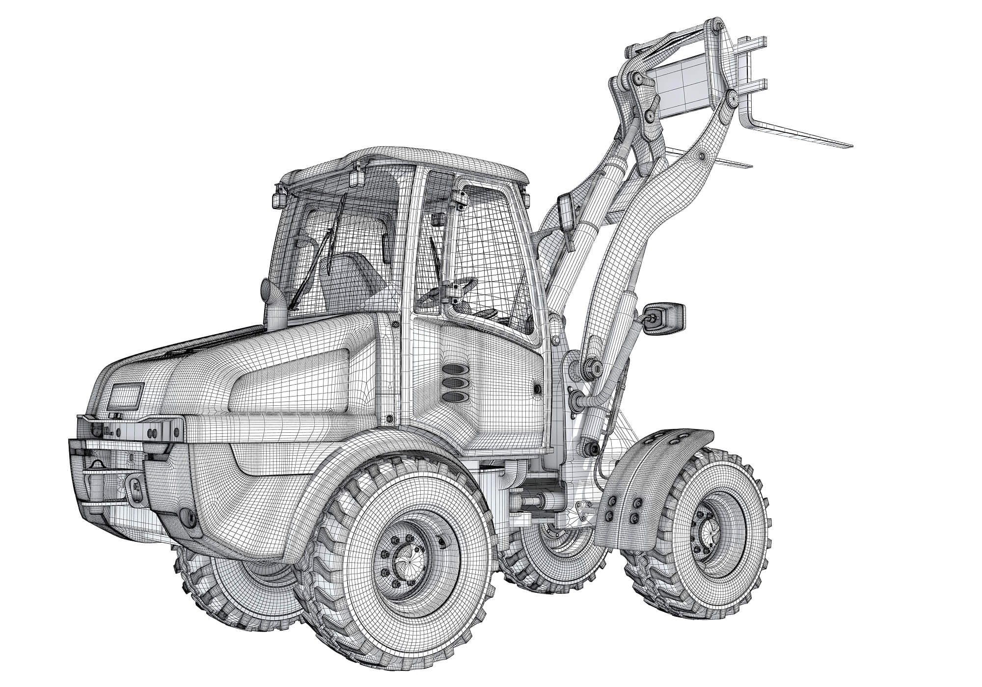 Wheel Loader - 3D Model by 3D Horse