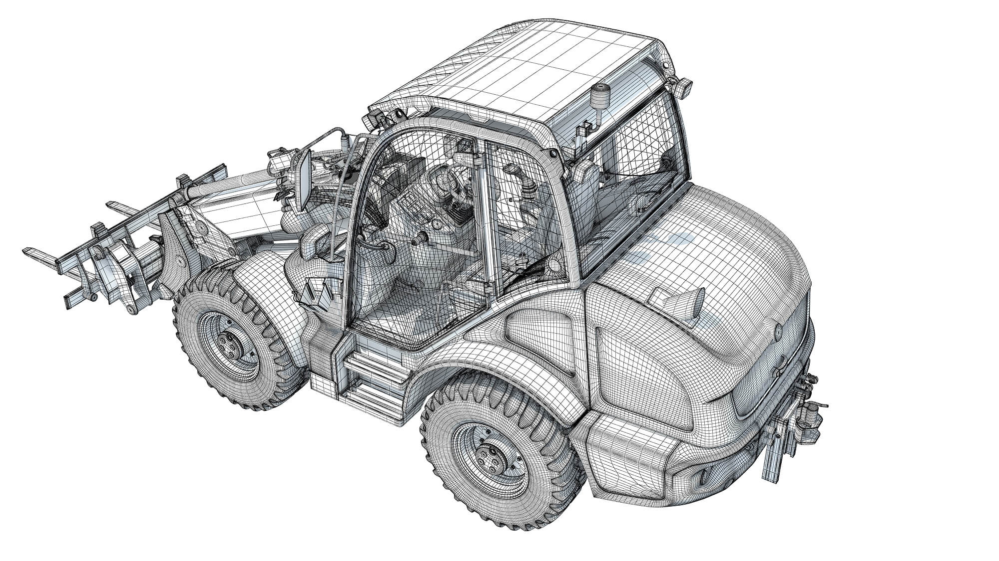 Wheel Loader 66 - 3D Model by 3D Horse