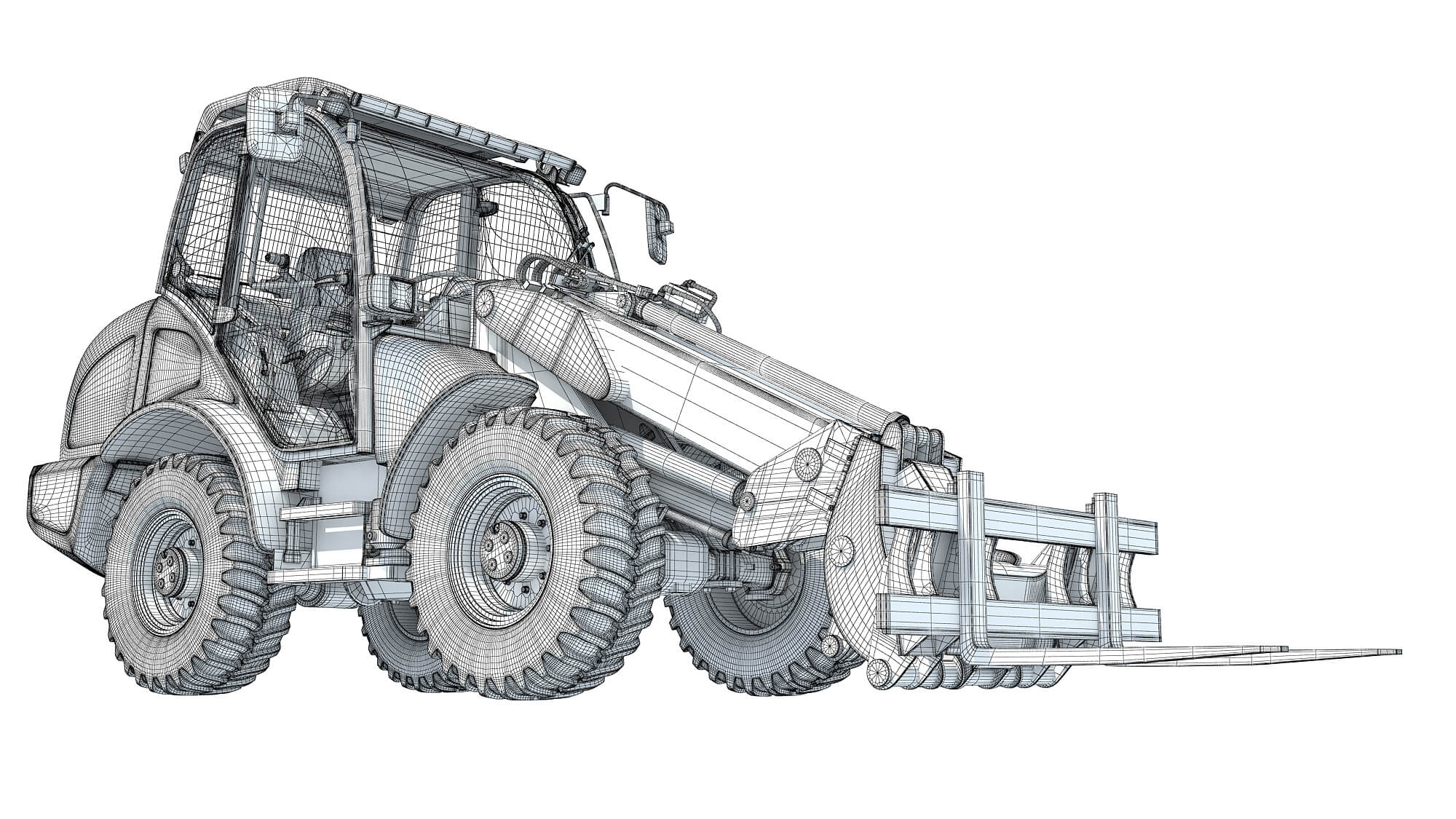 Wheel Loader 66 - 3D Model by 3D Horse