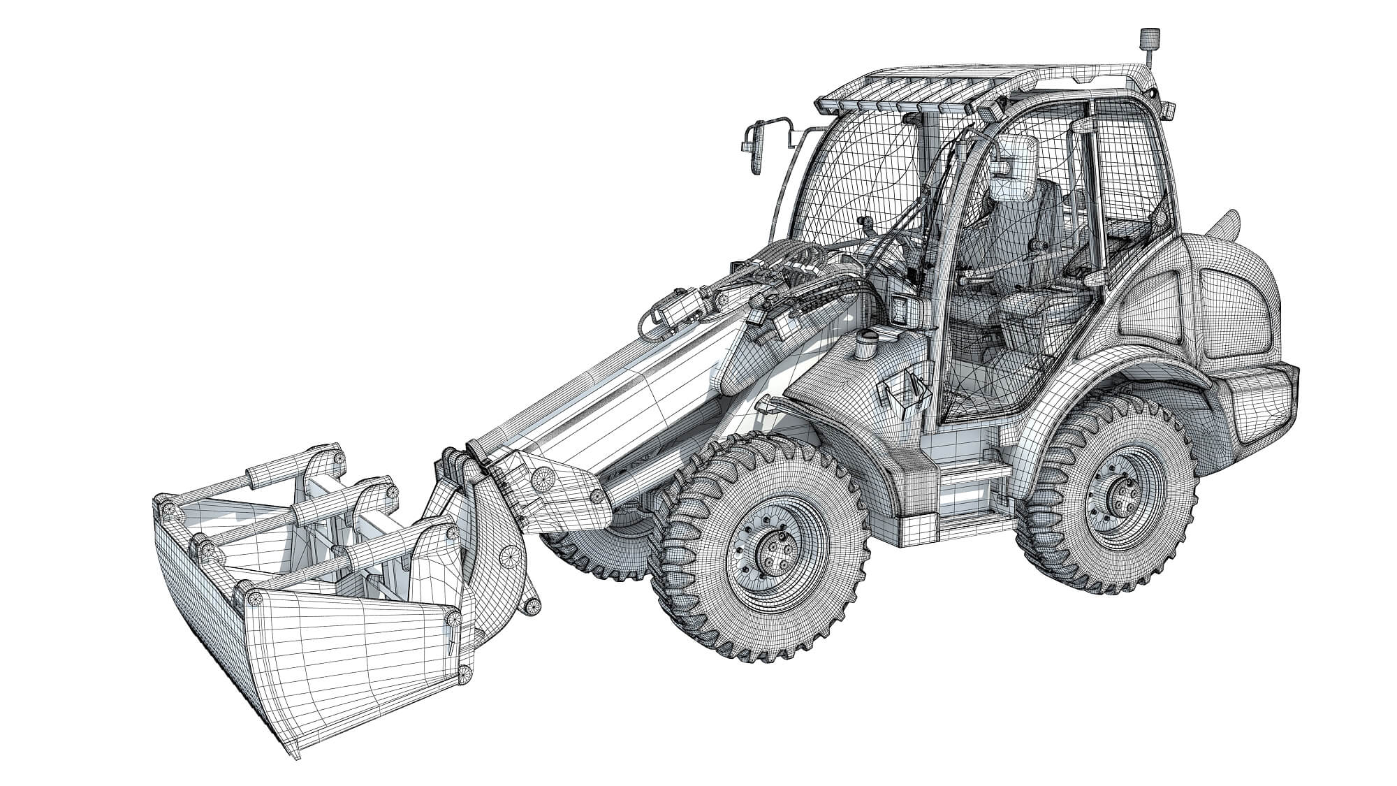 Wheel Loader 99 - 3D Model by 3D Horse