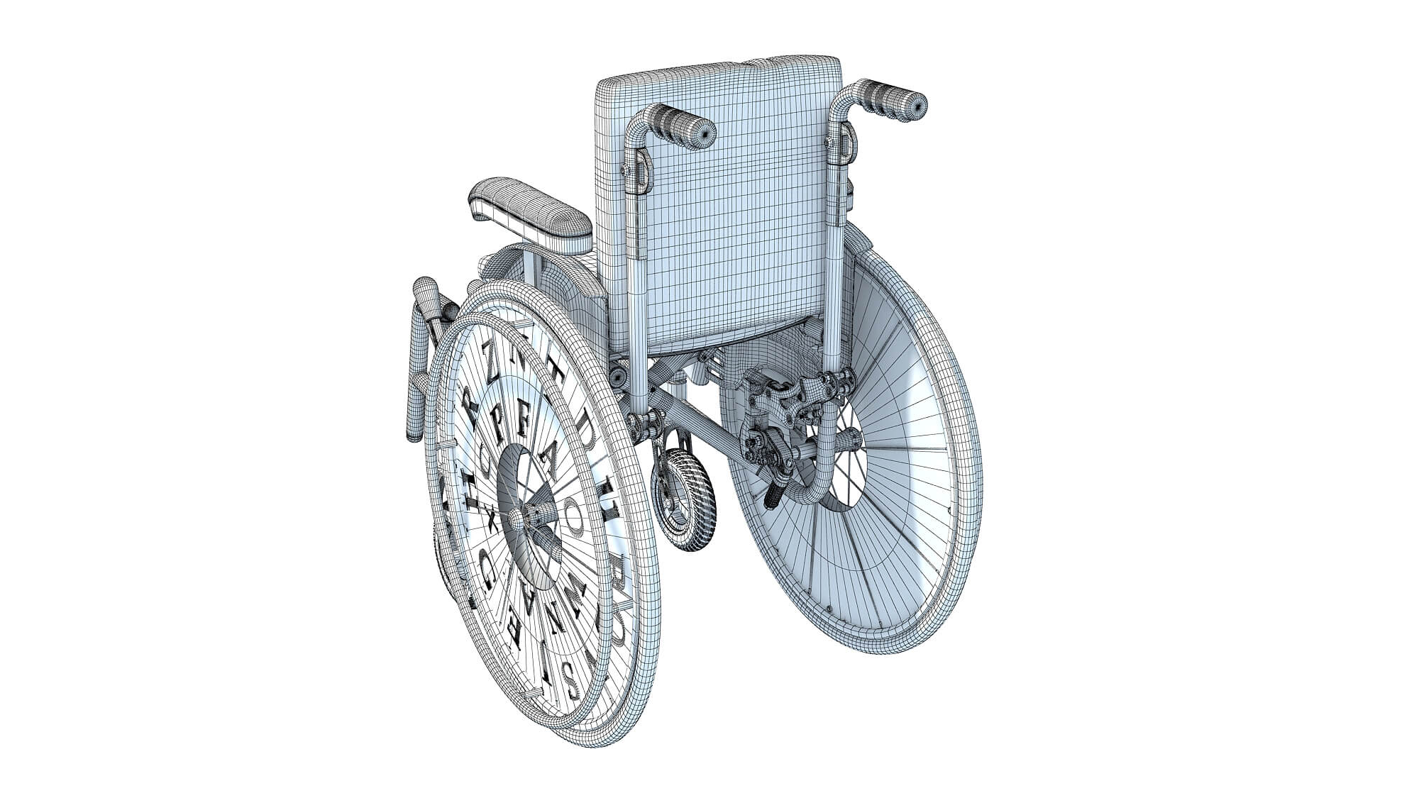 Wheelchair Wheel Chair for Kids - 3D Model by 3D Horse