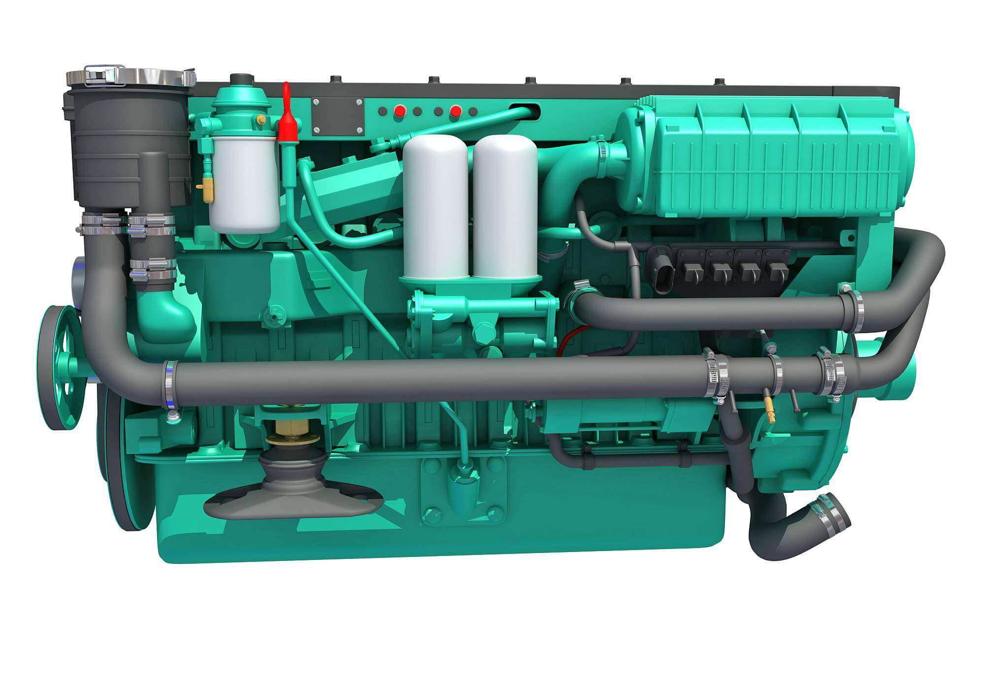 Yacht Engine - 3D Model by 3D Horse