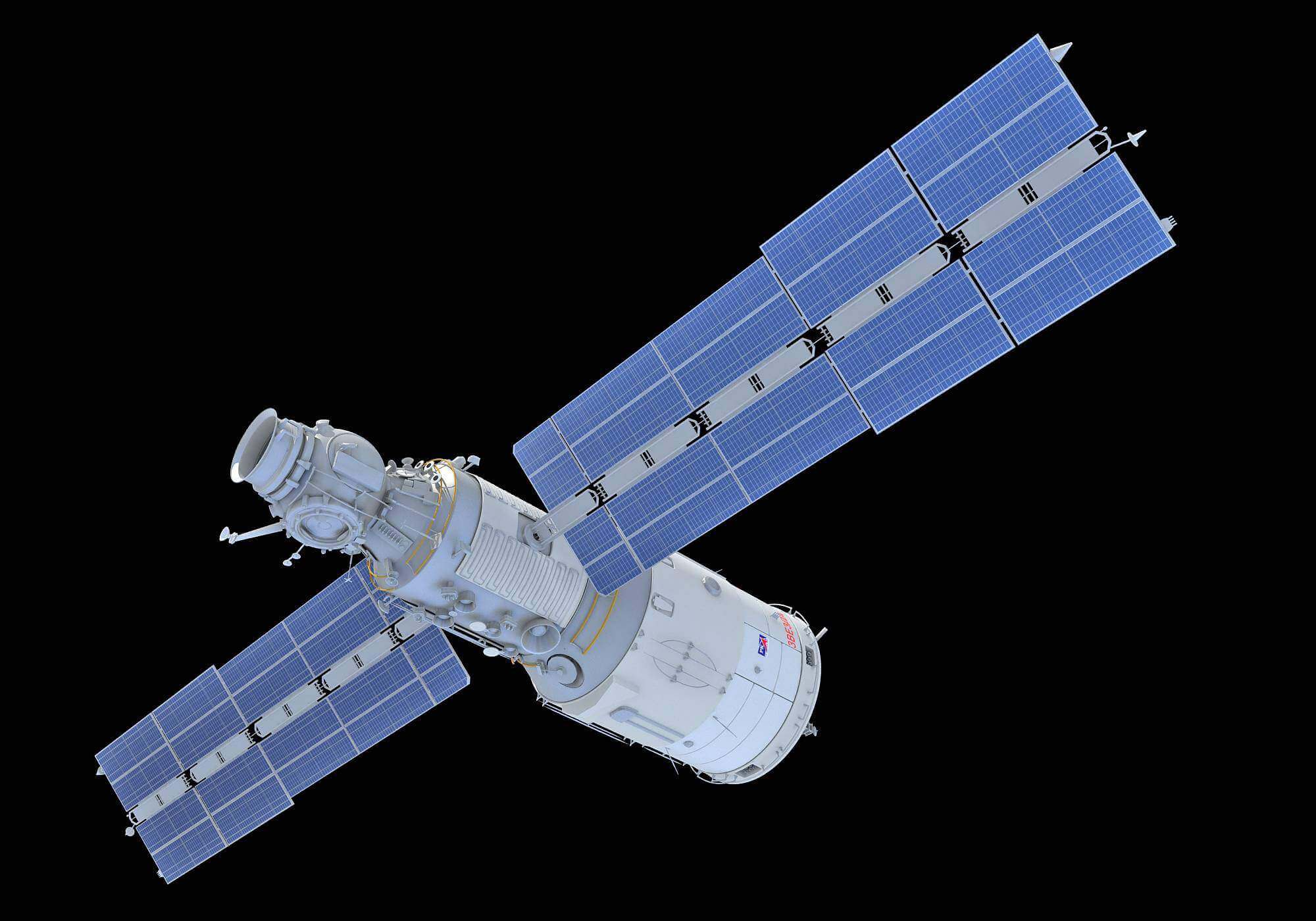Zvezda Service Module ISS - 3D Model by 3D Horse