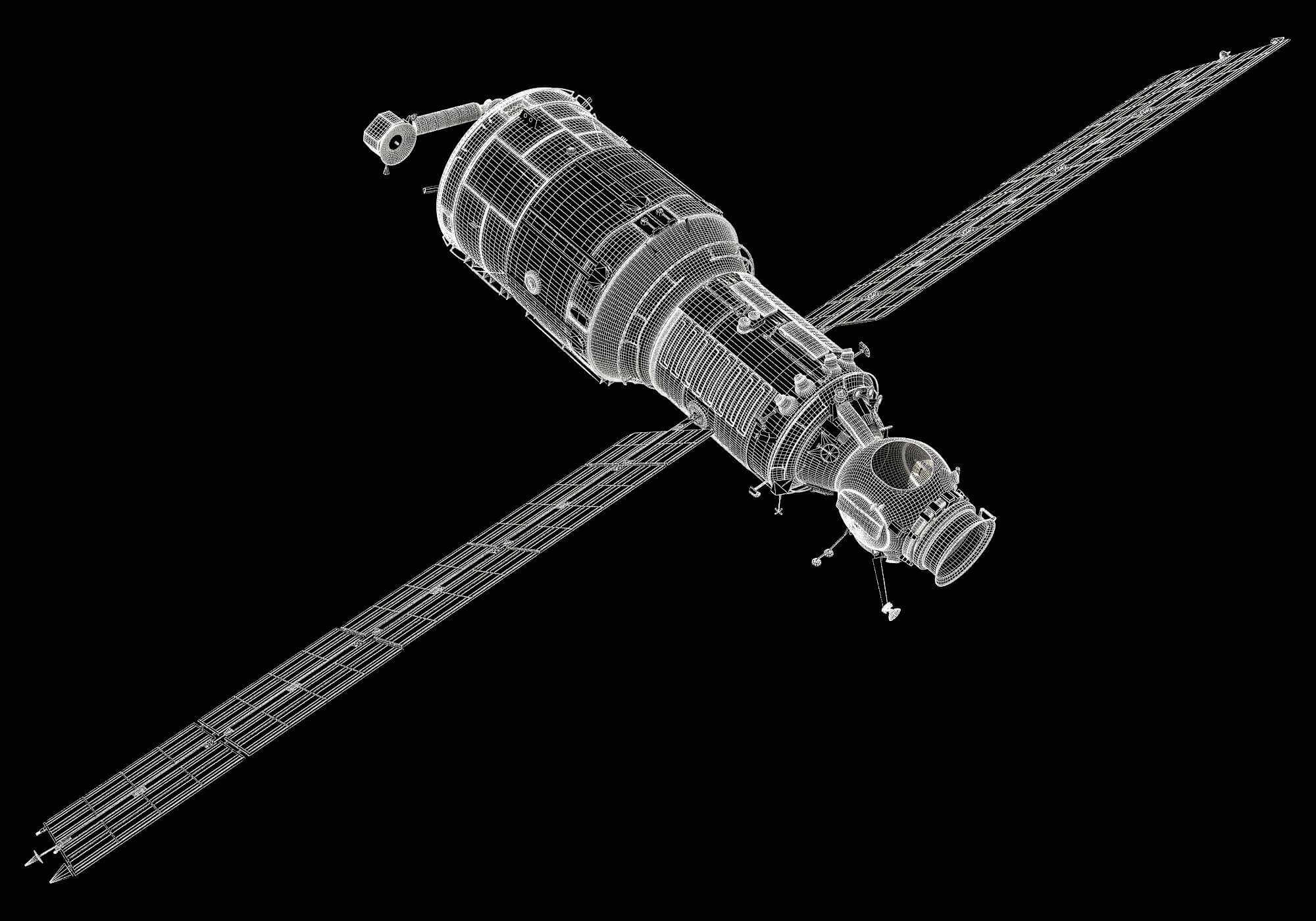Zvezda Service Module ISS - 3D Model by 3D Horse