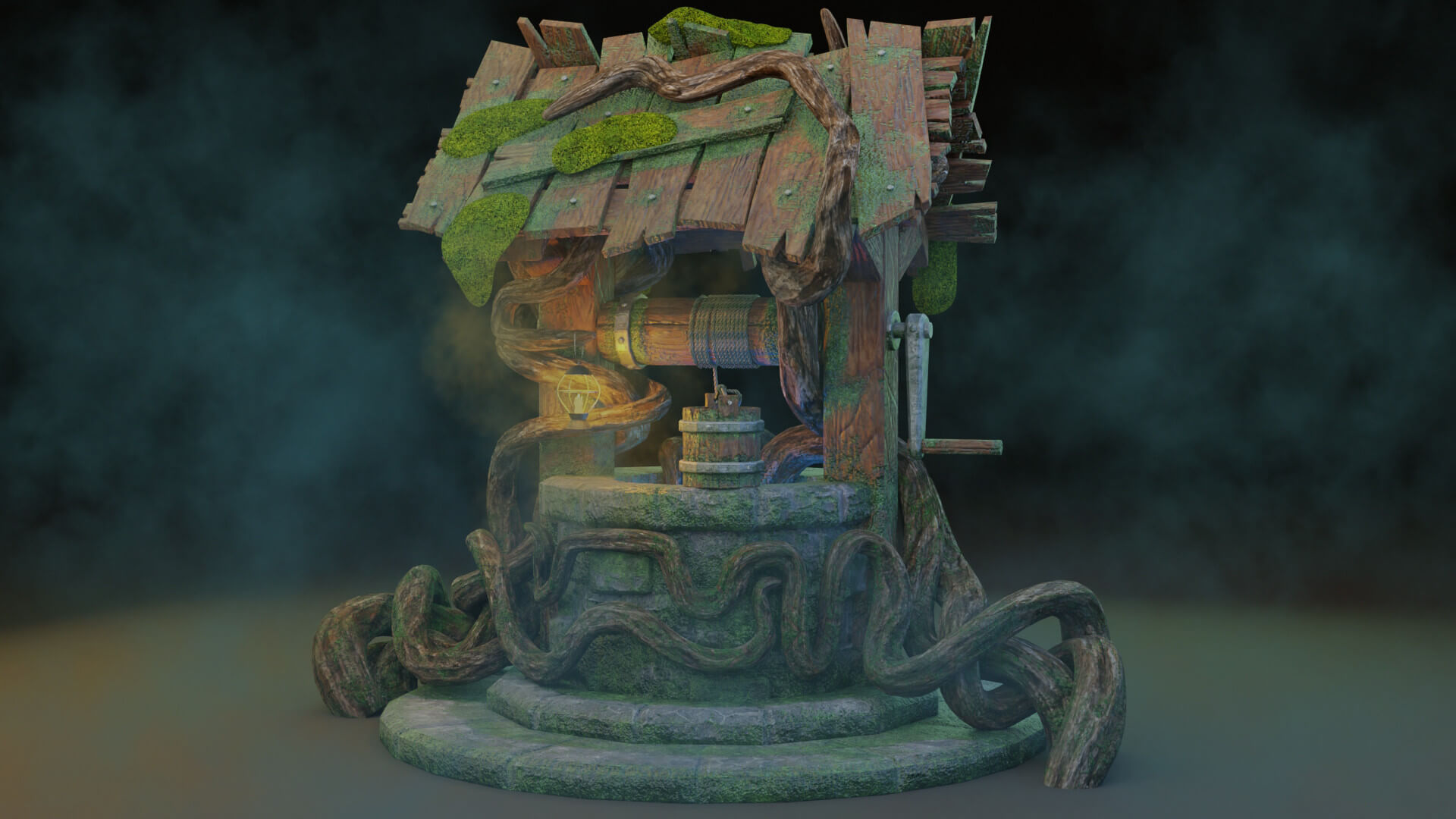 Magic well 3D Render, Digital Art by 3D_Kod