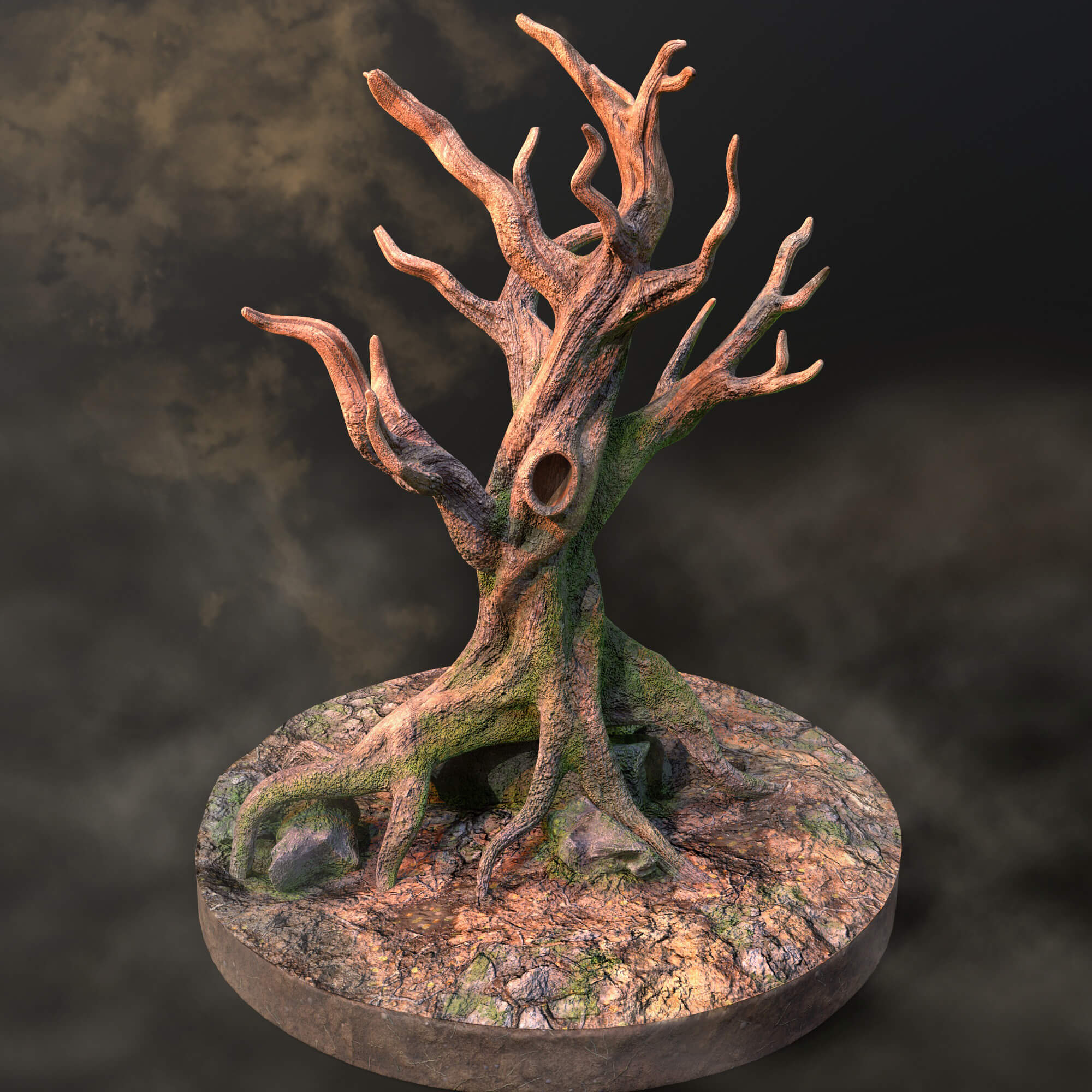 Old Tree 3D Render, Digital Art by 3D_Kod