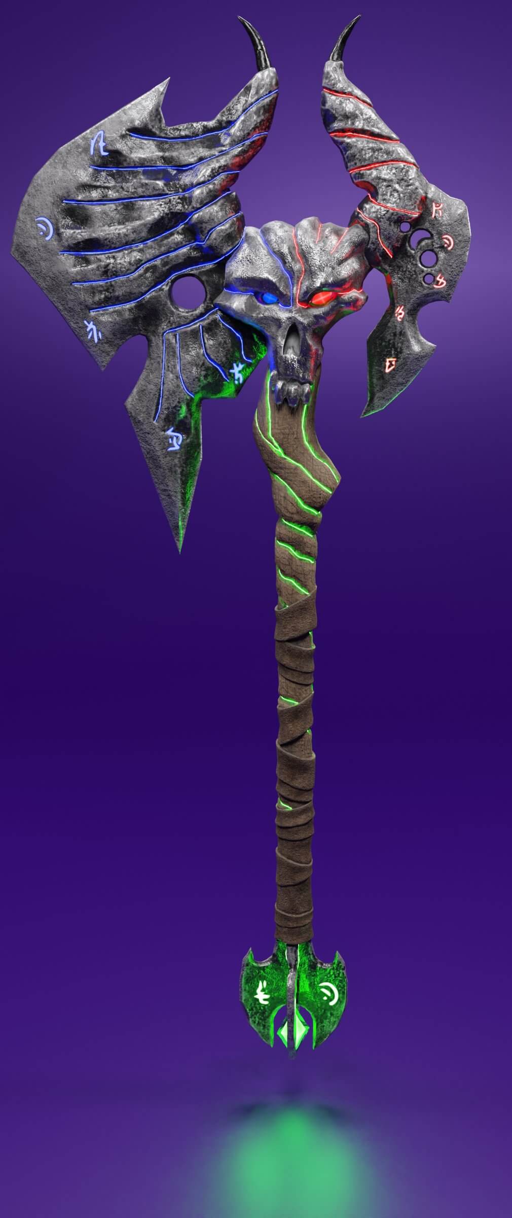 Magic Axe - 3D Model by 3D_Kod