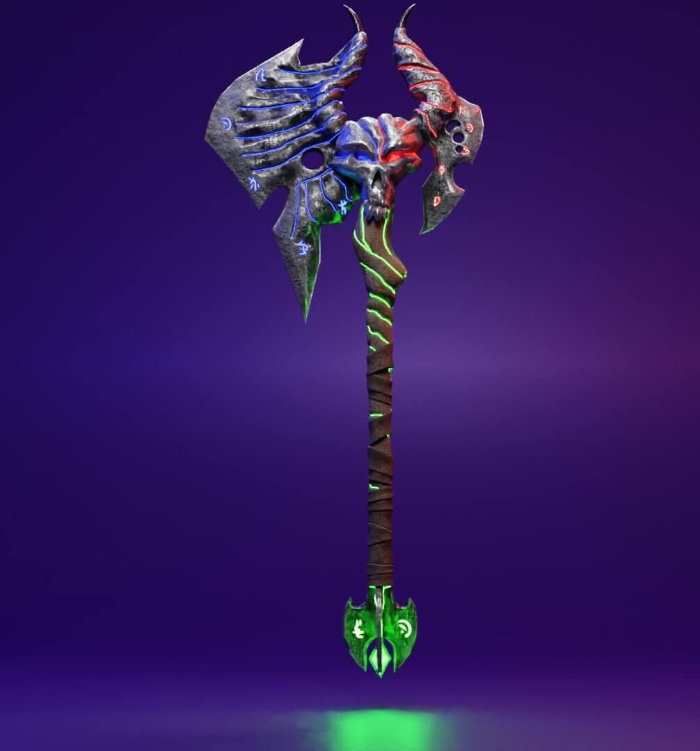 Magic Axe - 3D Model by 3D_Kod