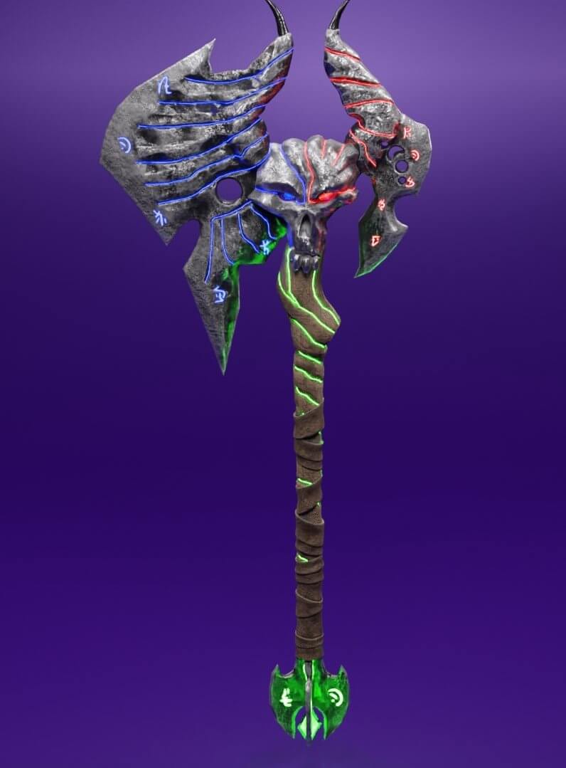 Magic Axe - 3D Model by 3D_Kod