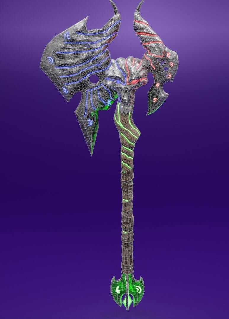 Magic Axe - 3D Model by 3D_Kod