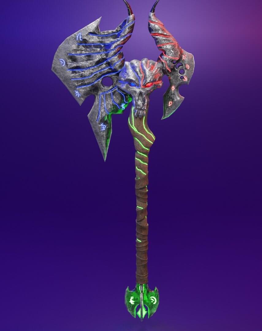 Magic Axe - 3D Model by 3D_Kod