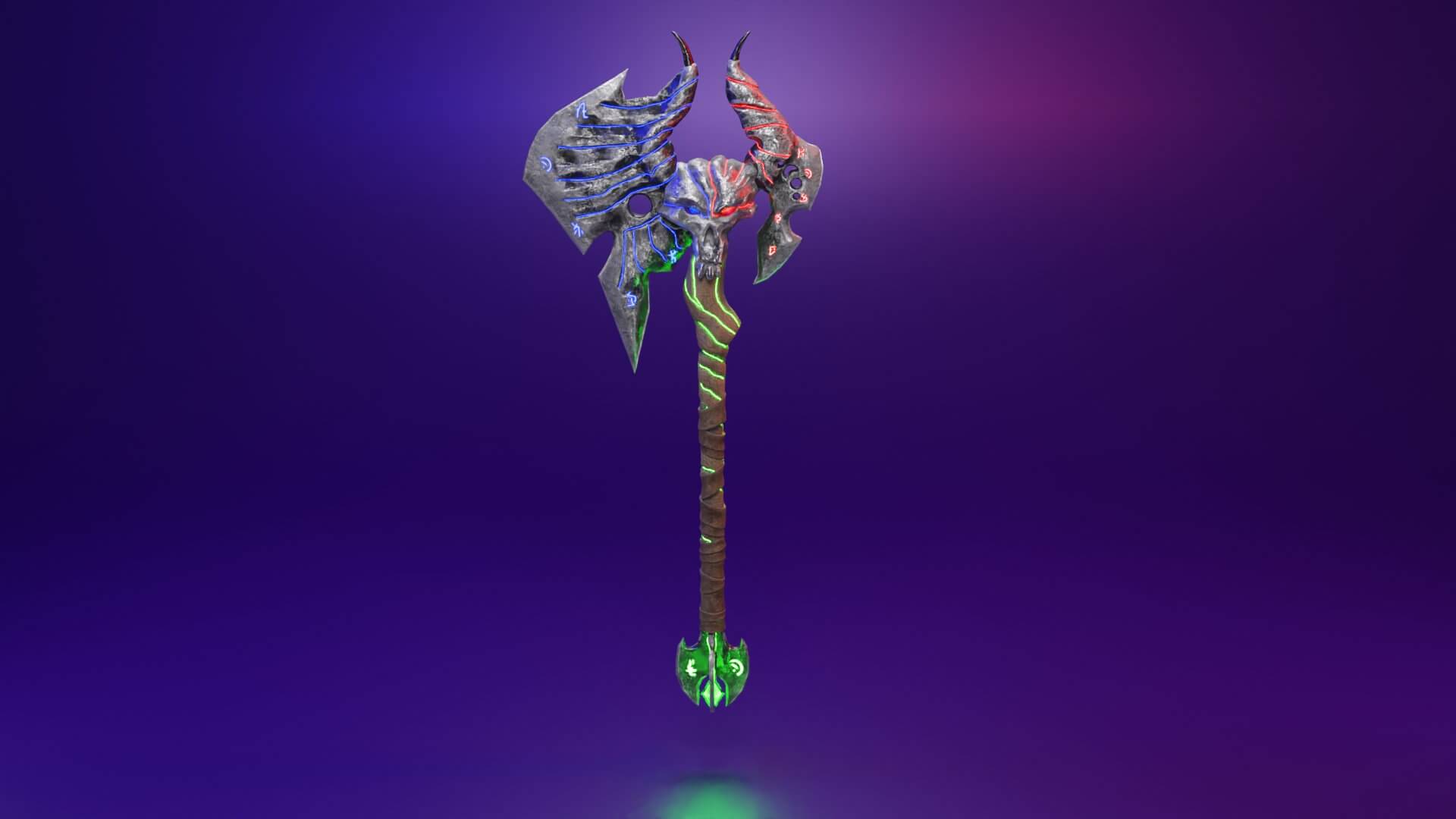 Magic Axe - 3D Model by 3D_Kod