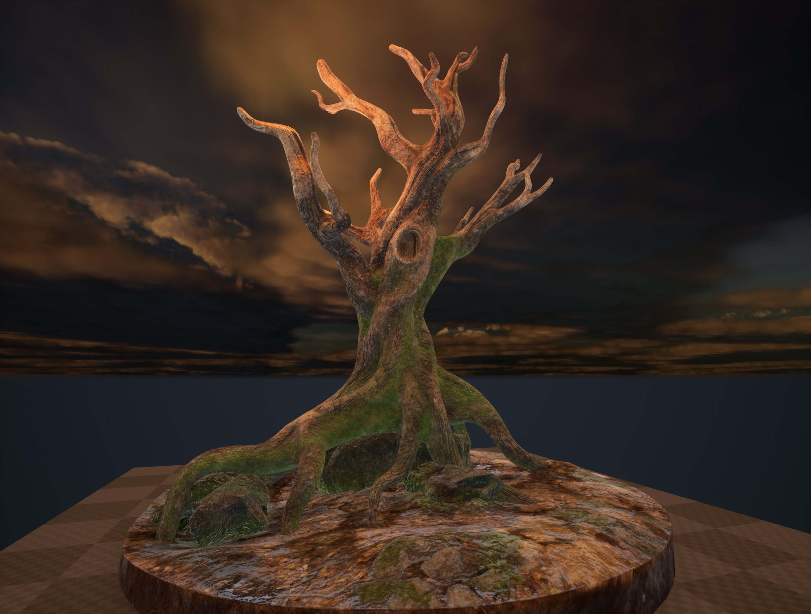 Old Tree - 3D Model by 3D_Kod