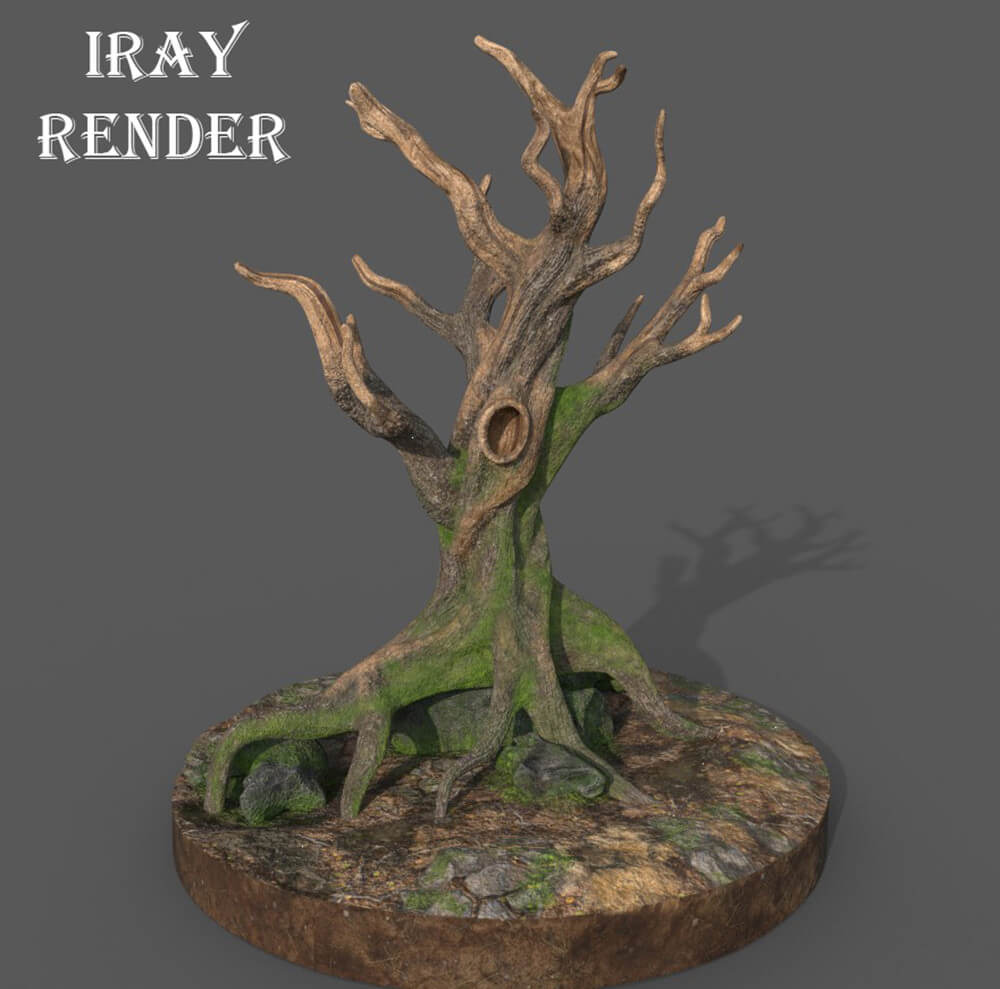 Old Tree - 3D Model by 3D_Kod