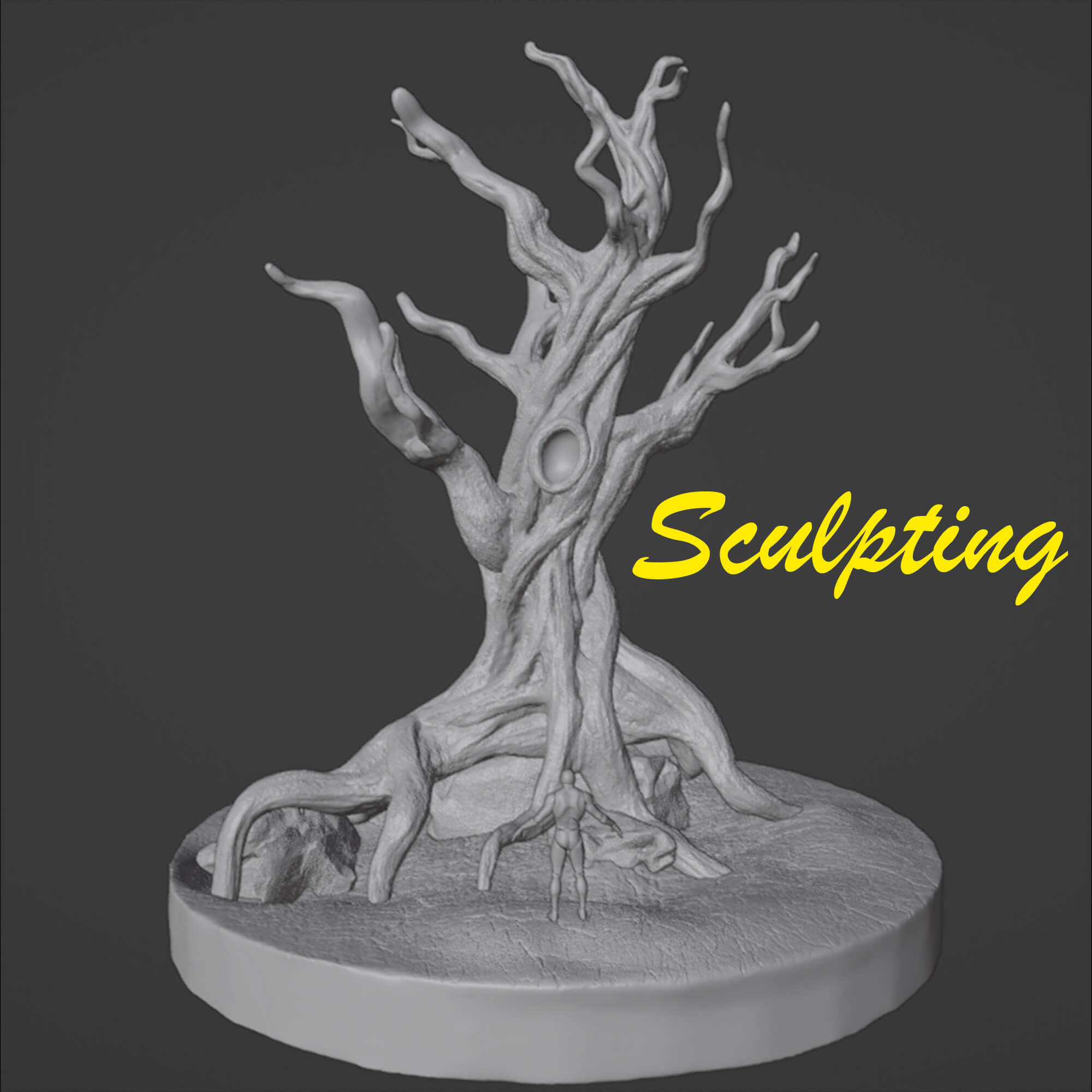 Old Tree - 3D Model by 3D_Kod