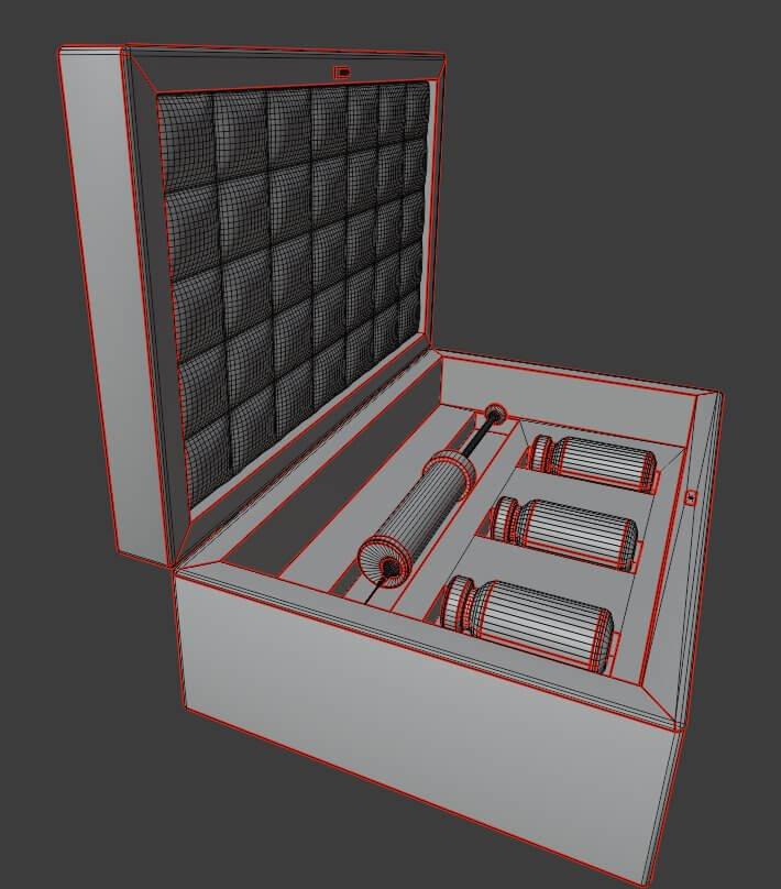 Stylized Box with Covid-19 Virus and Vaccines 3D Model by 3D_Kod