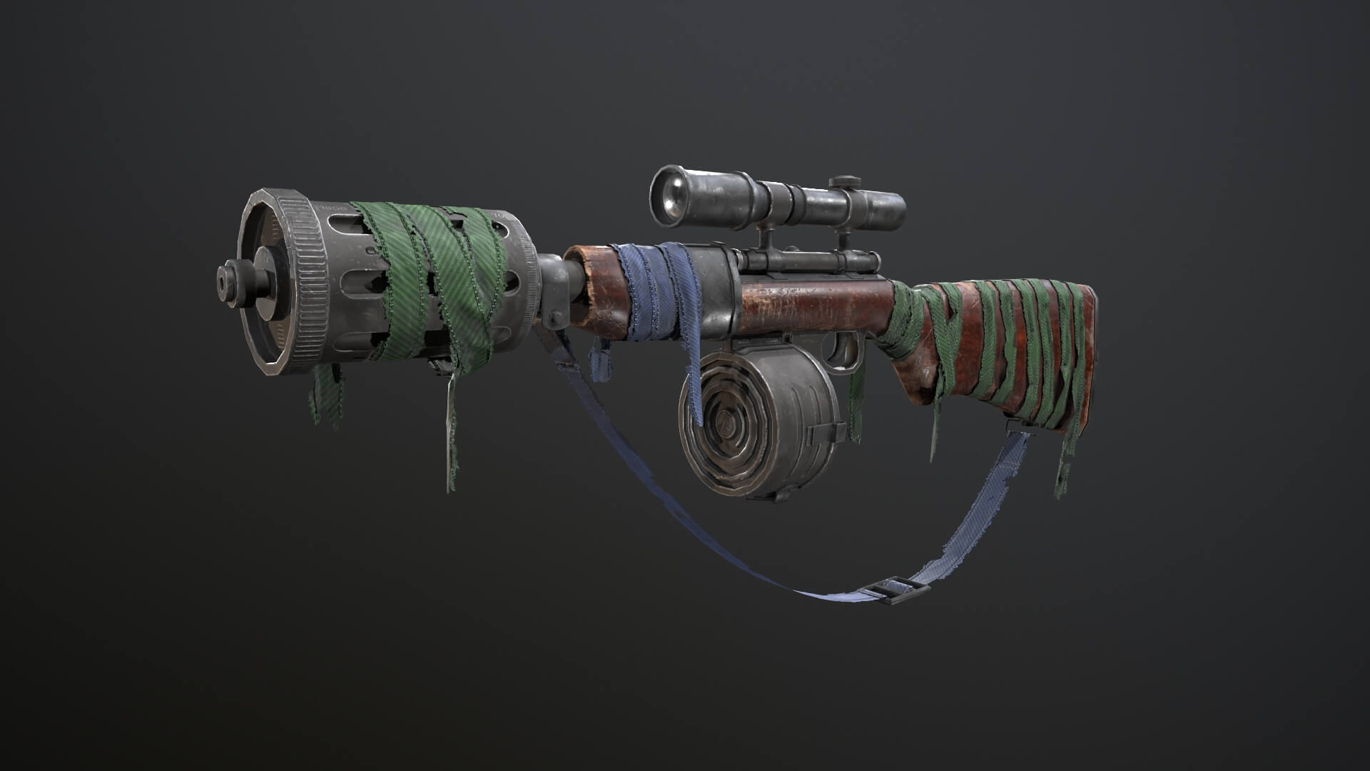Stylized Sniper Rifle - 3D Model by 3D_Kod