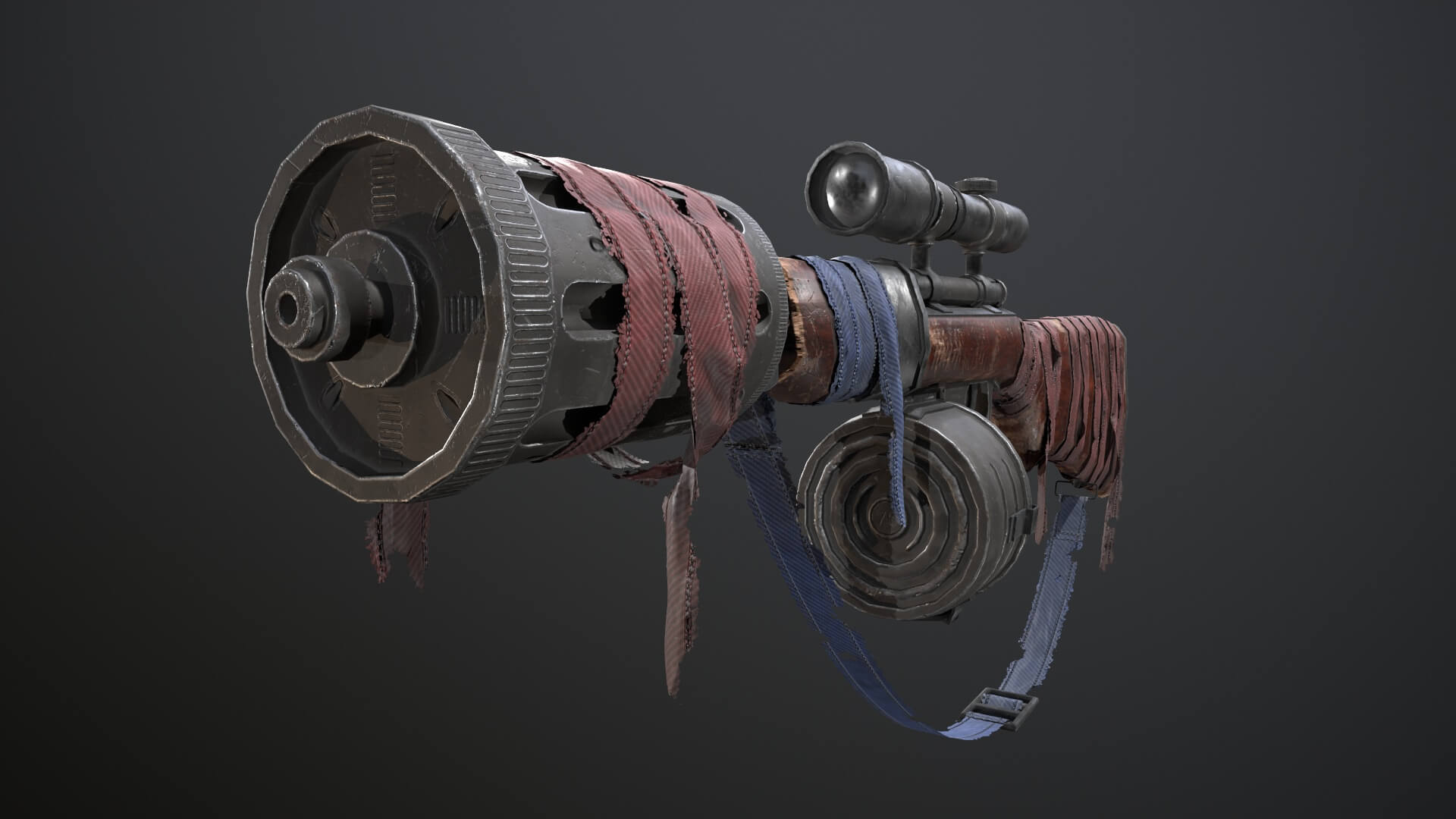 Stylized Sniper Rifle - 3D Model by 3D_Kod
