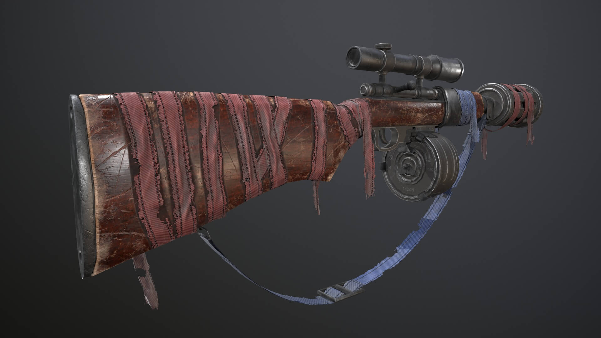 Stylized Sniper Rifle - 3D Model by 3D_Kod