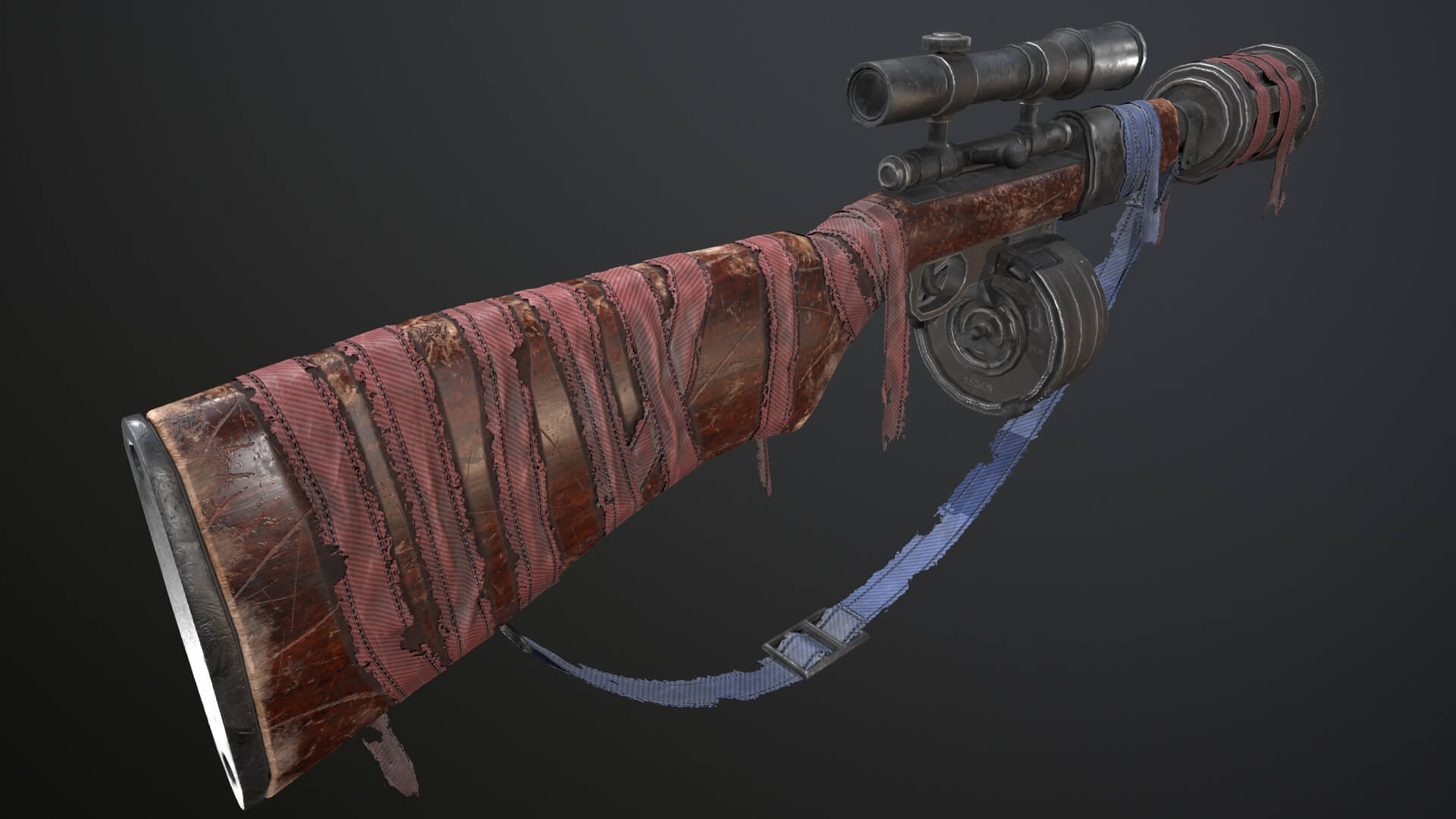 Stylized Sniper Rifle - 3D Model by 3D_Kod