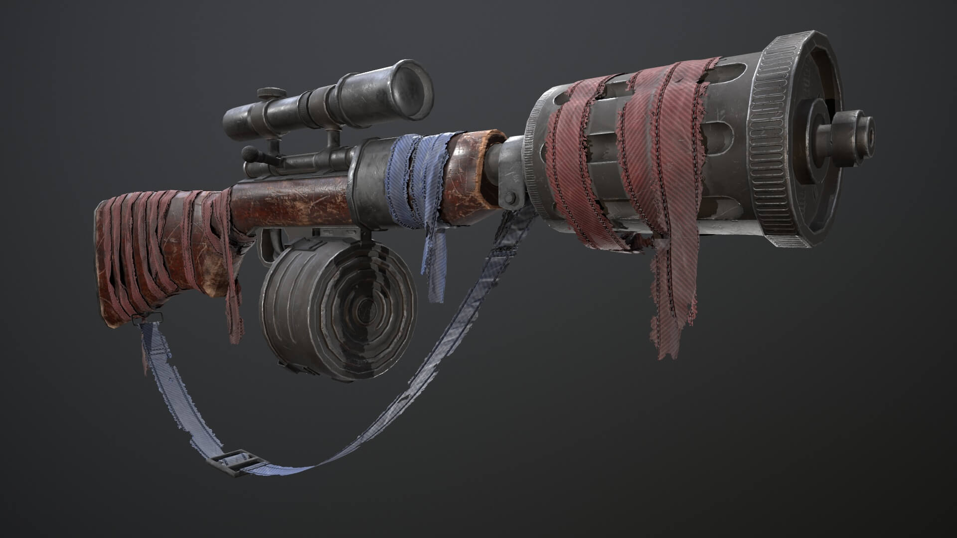 Stylized Sniper Rifle - 3D Model by 3D_Kod