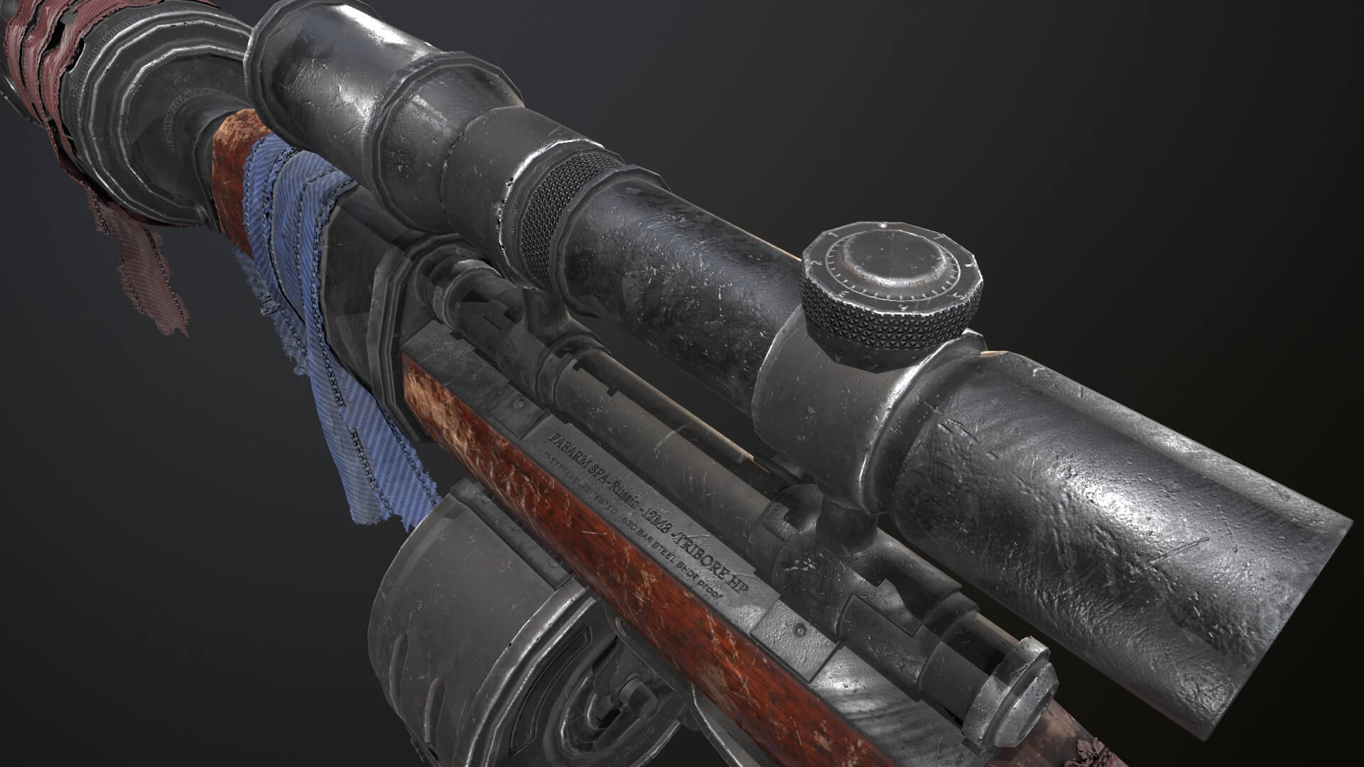 Stylized Sniper Rifle - 3D Model by 3D_Kod