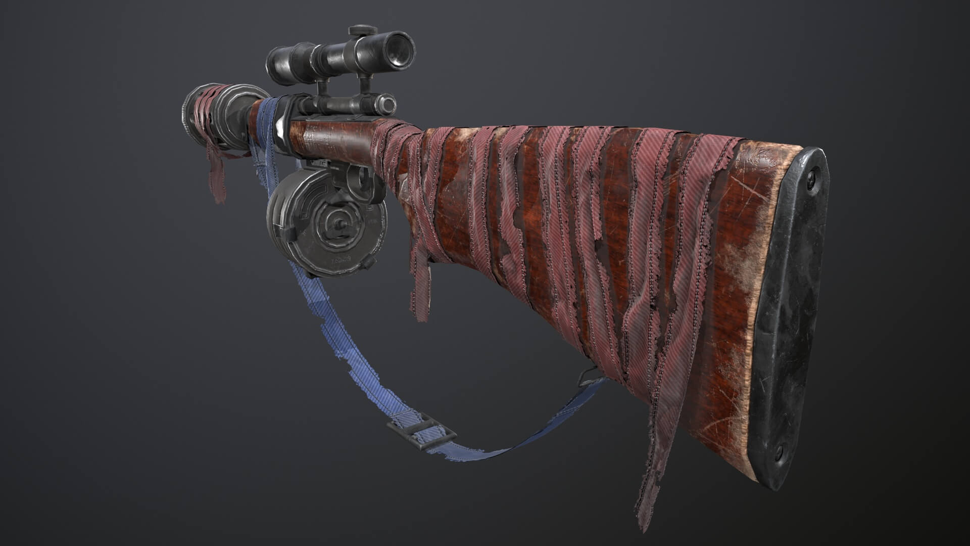 Stylized Sniper Rifle - 3D Model by 3D_Kod