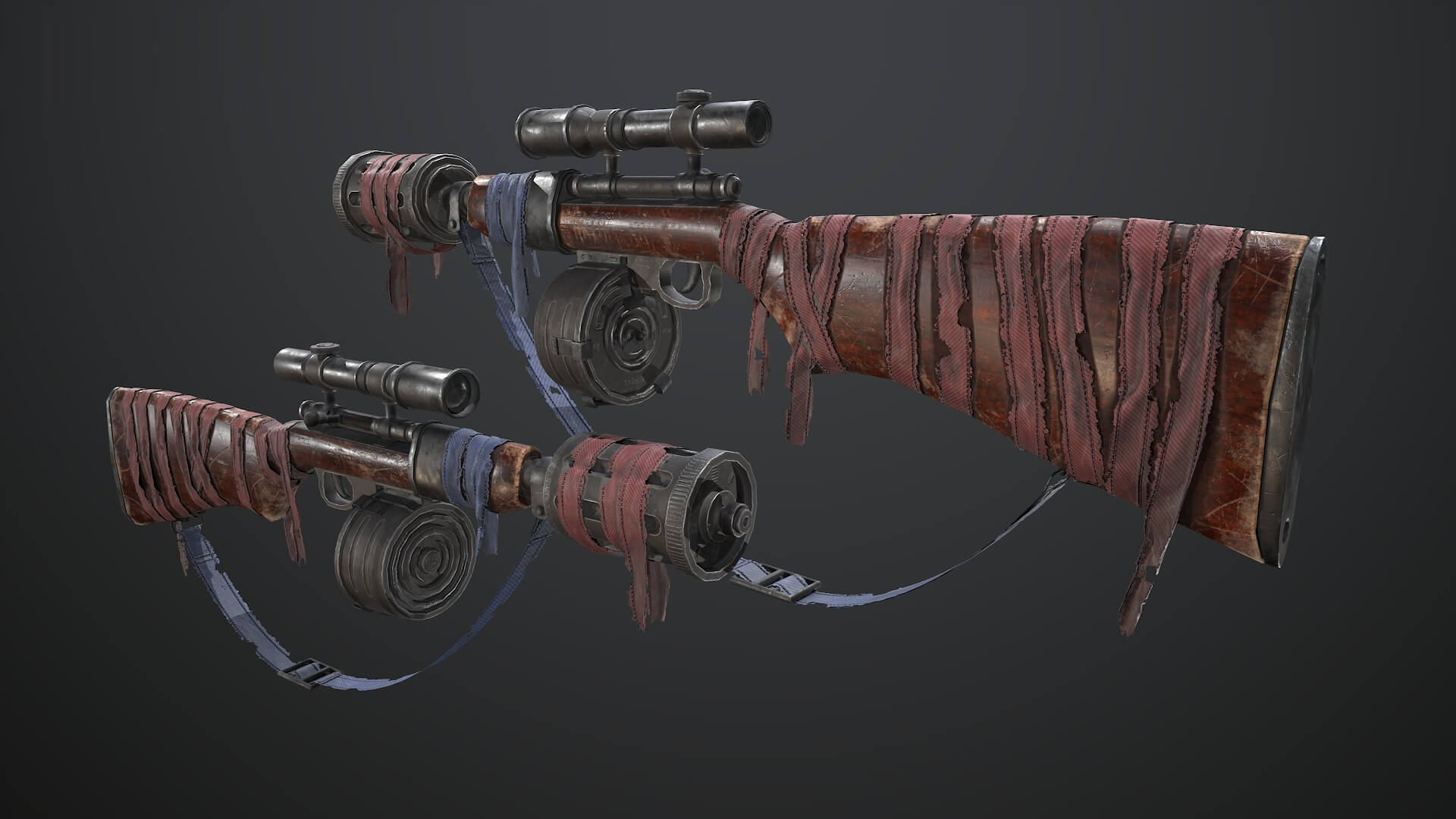 Stylized Sniper Rifle - 3D Model by 3D_Kod