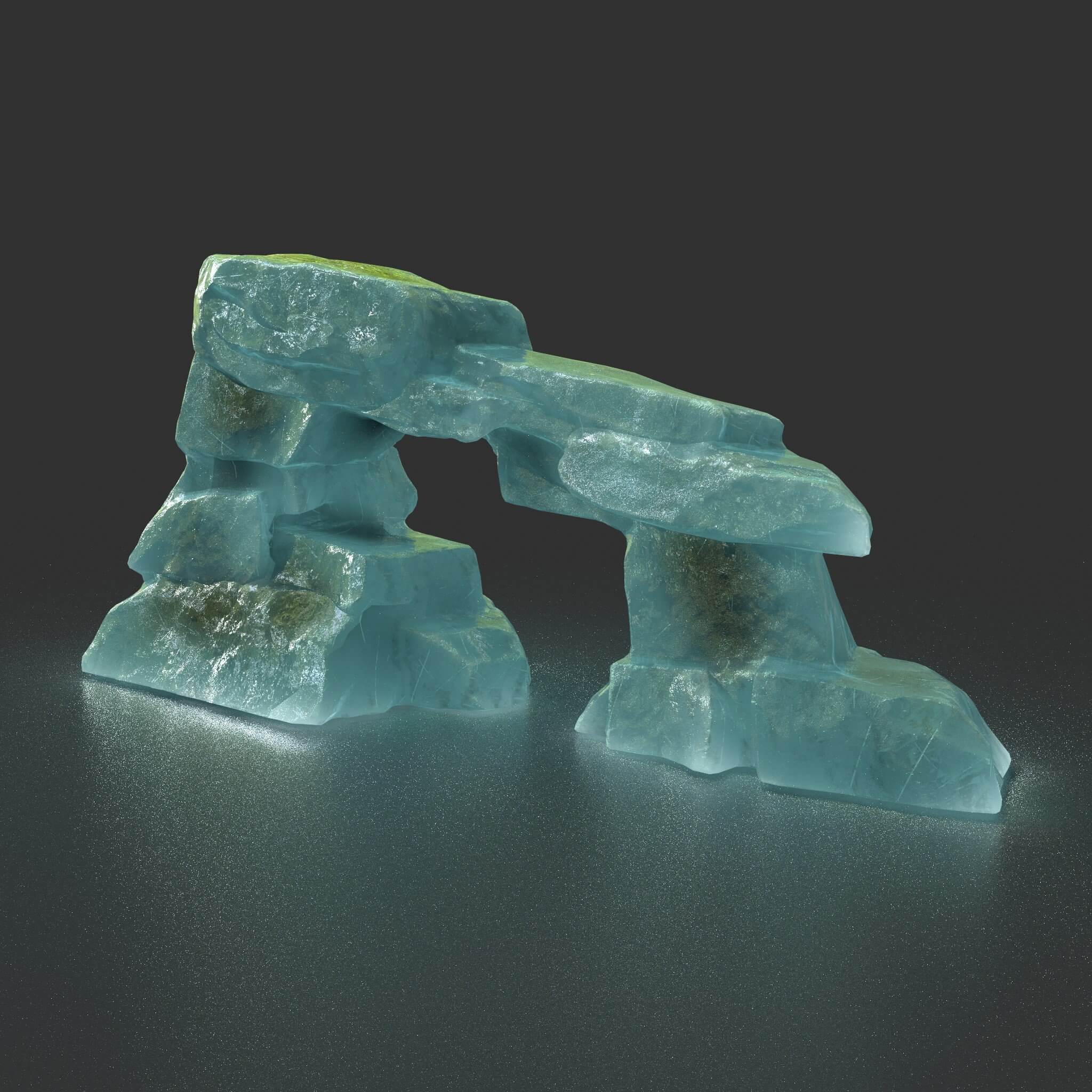 Big Ice Formation 200928 - Frozen 3D Model by 3d-landscape