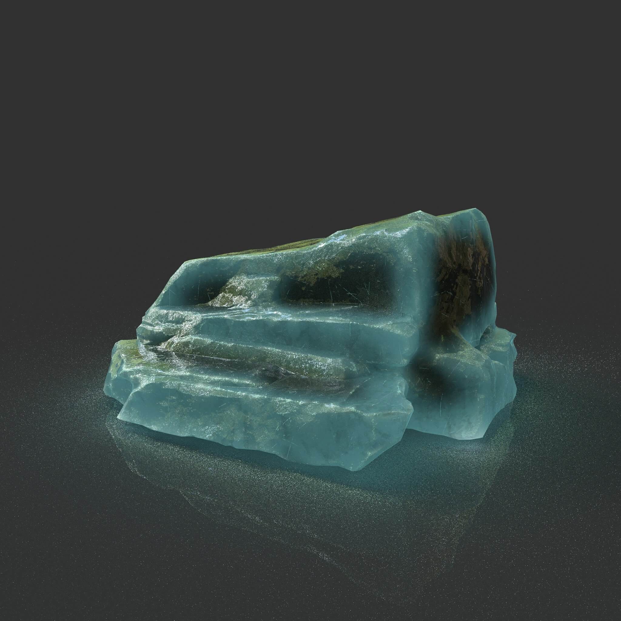 Big Ice Formation 200928 - Frozen 3D Model by 3d-landscape