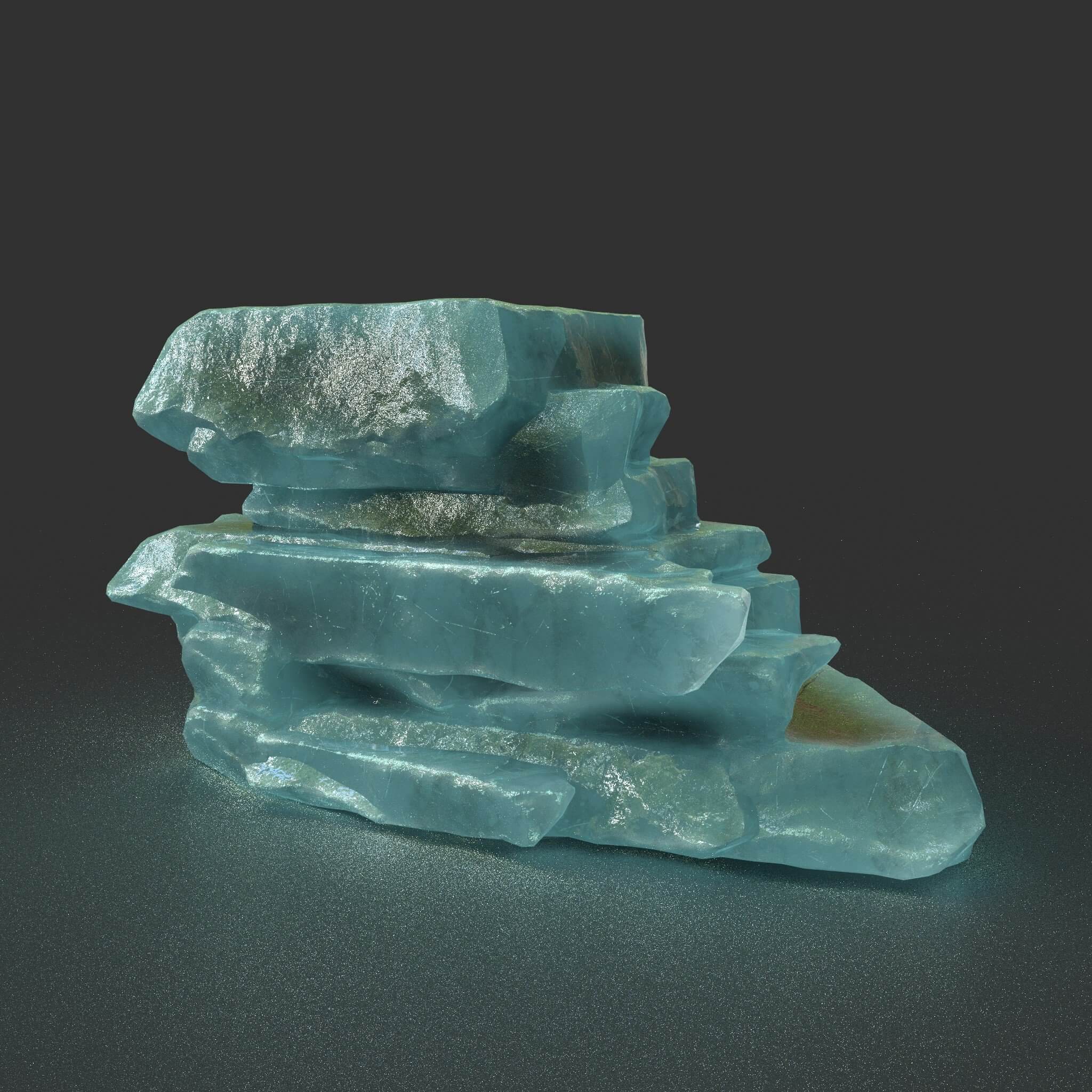 Big Ice Formation 200928 - Frozen 3D Model by 3d-landscape