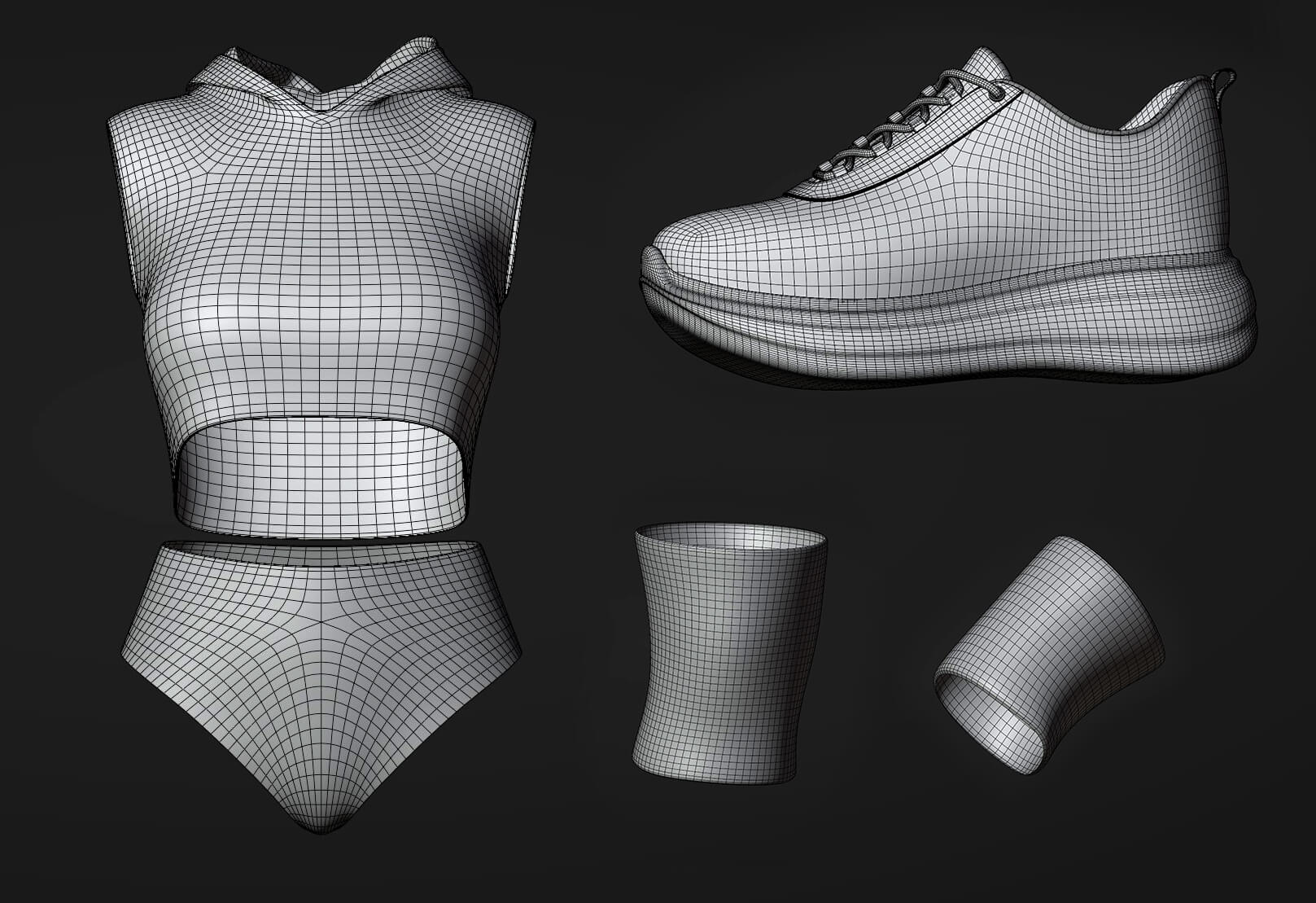 Summer Tracksuit for GF9 - Daz Content by 3D_Life