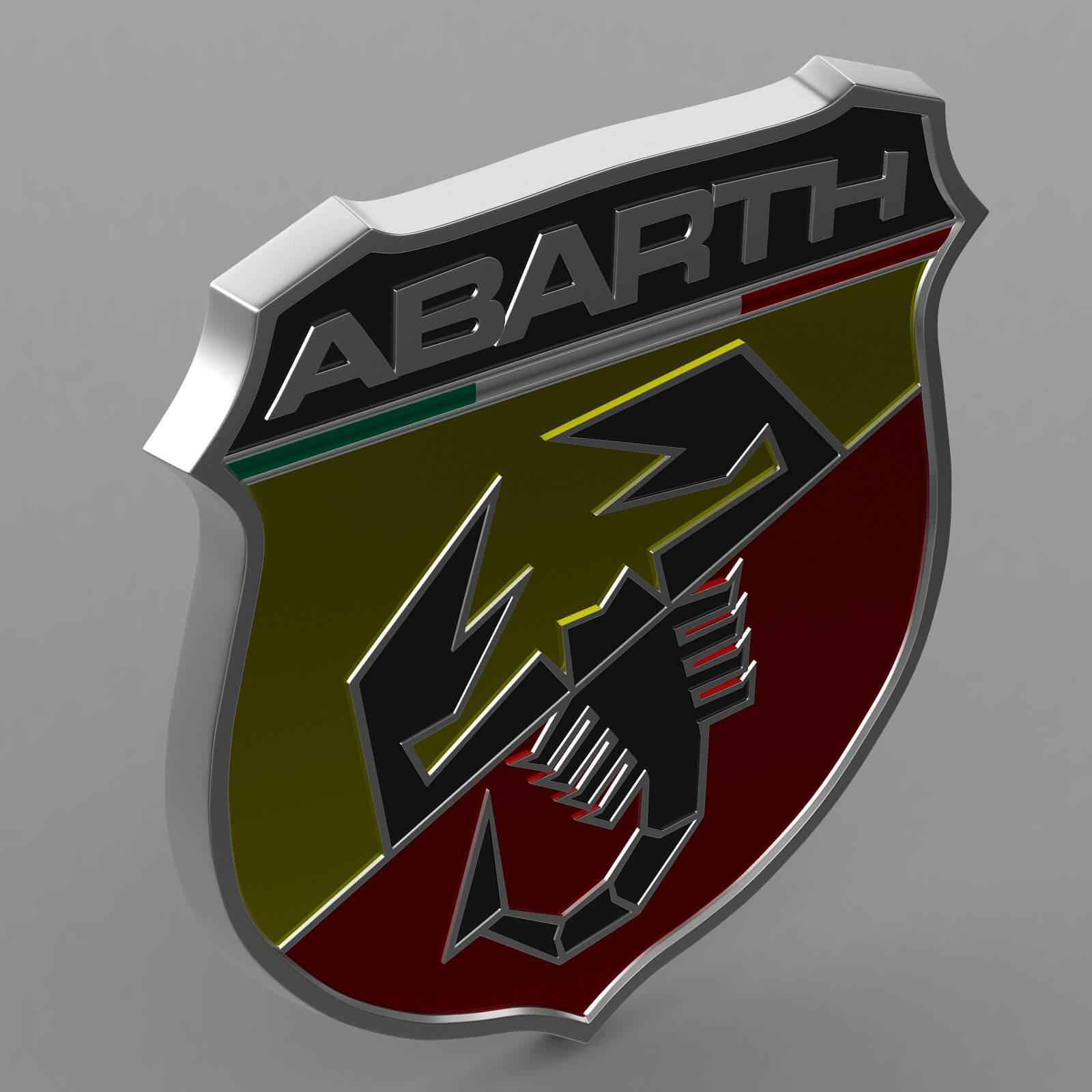 Abarth Logo - 3D Model by 3d_logoman
