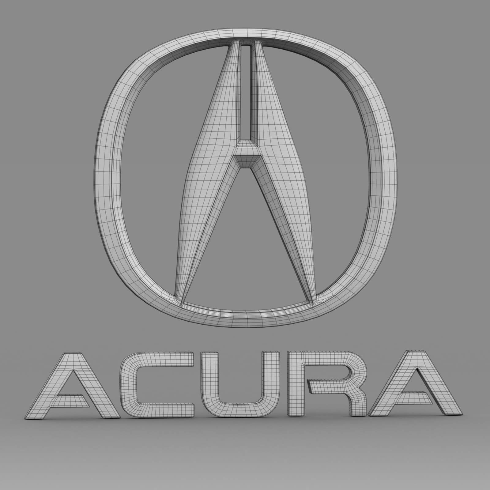 Acura Logo - 3D Model by 3d_logoman