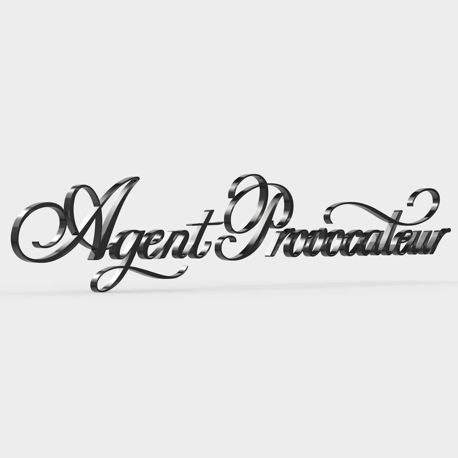 Agent Provocateur Logo - 3D Model by 3d_logoman