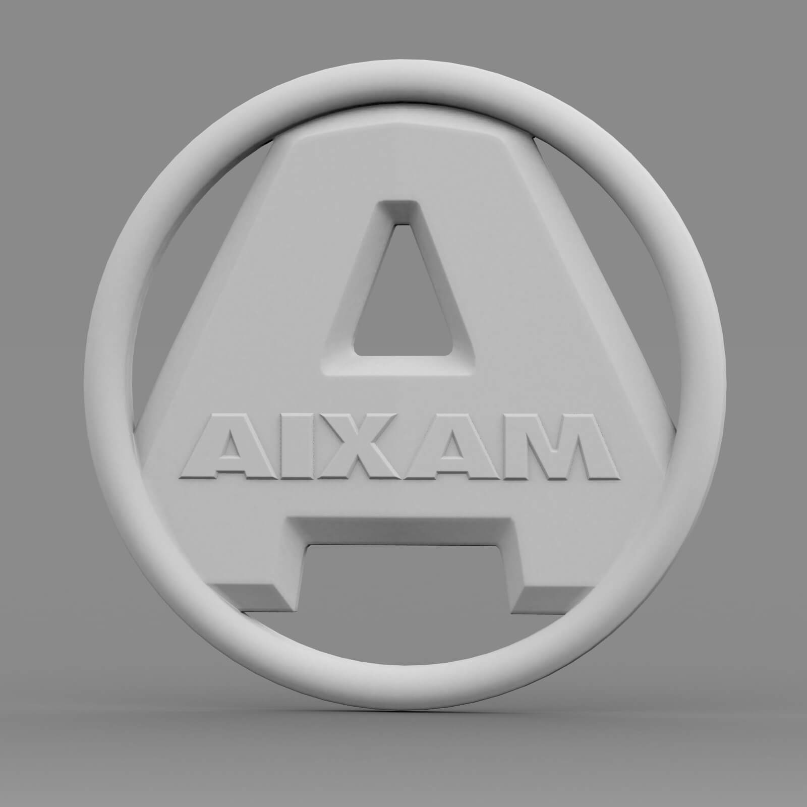 Aixam Logo - 3D Model by 3d_logoman