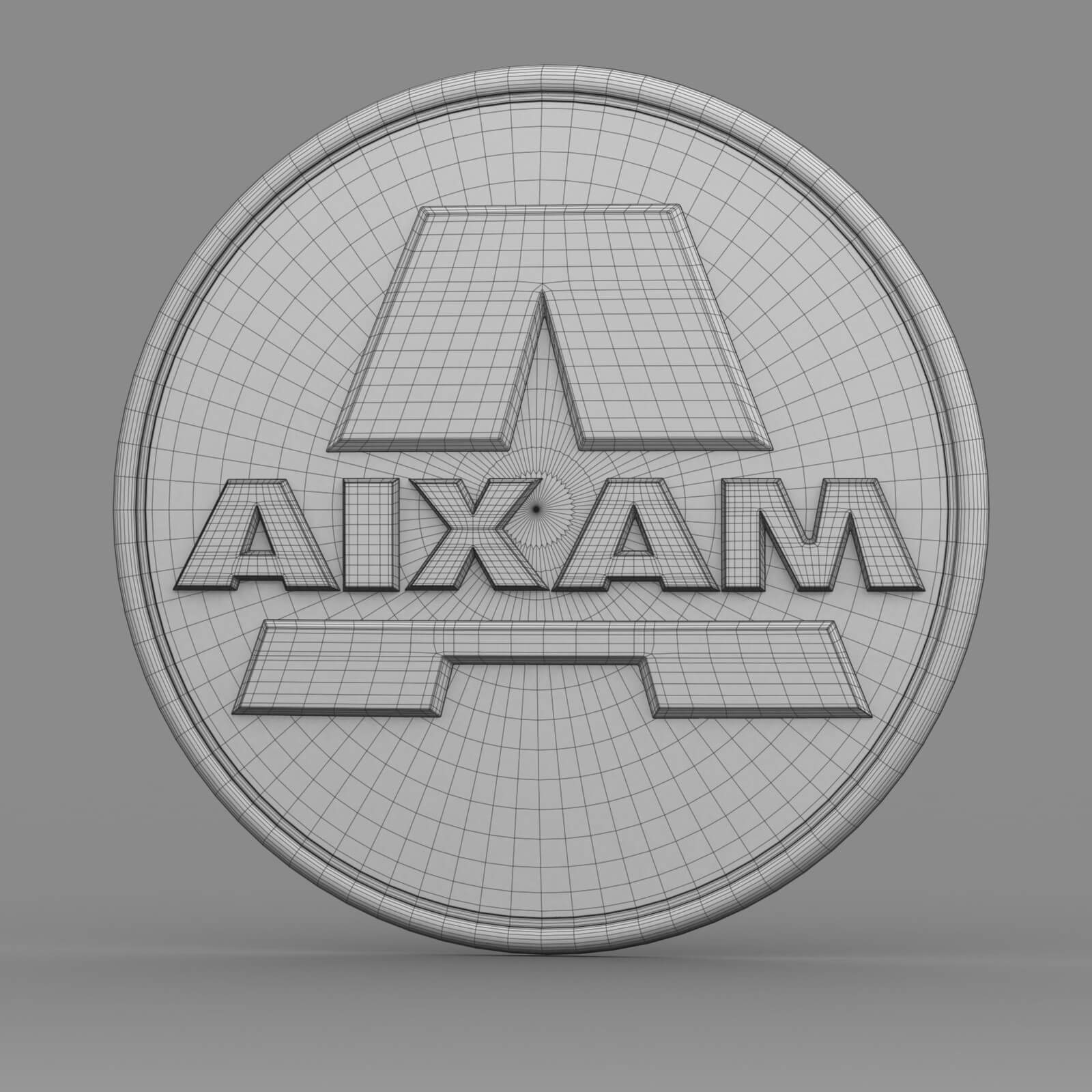 Aixam Logo - 3D Model by 3d_logoman