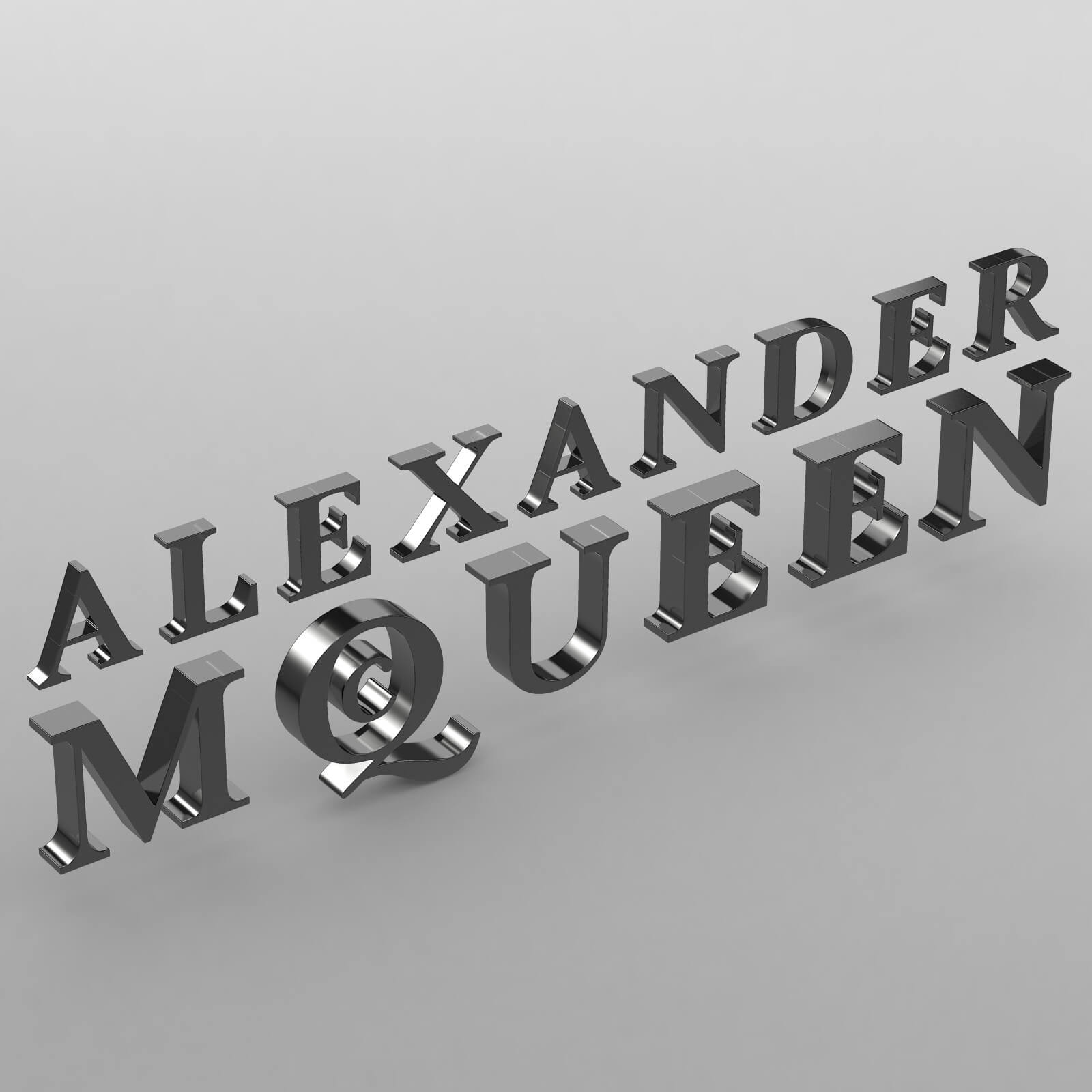 Alexander McQueen Logo - 3D Model by 3d_logoman