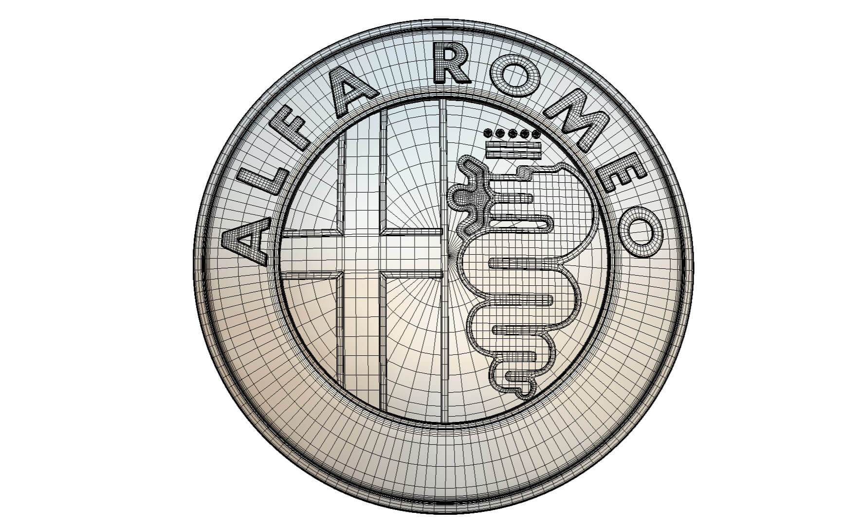 Alfa Romeo Logo - 3D Model by 3d_logoman