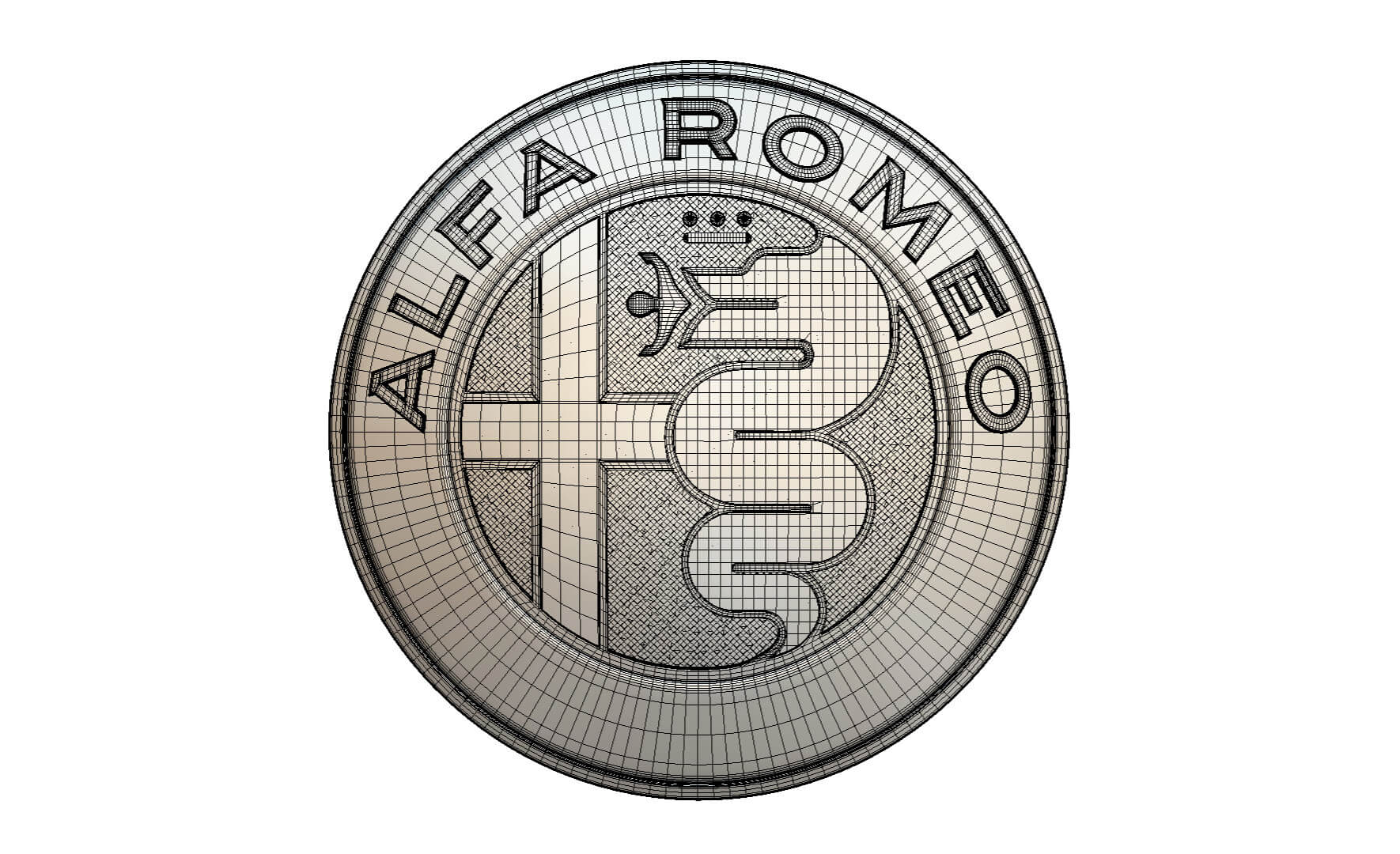 Alfa Romeo Logo - 3D Model by 3d_logoman