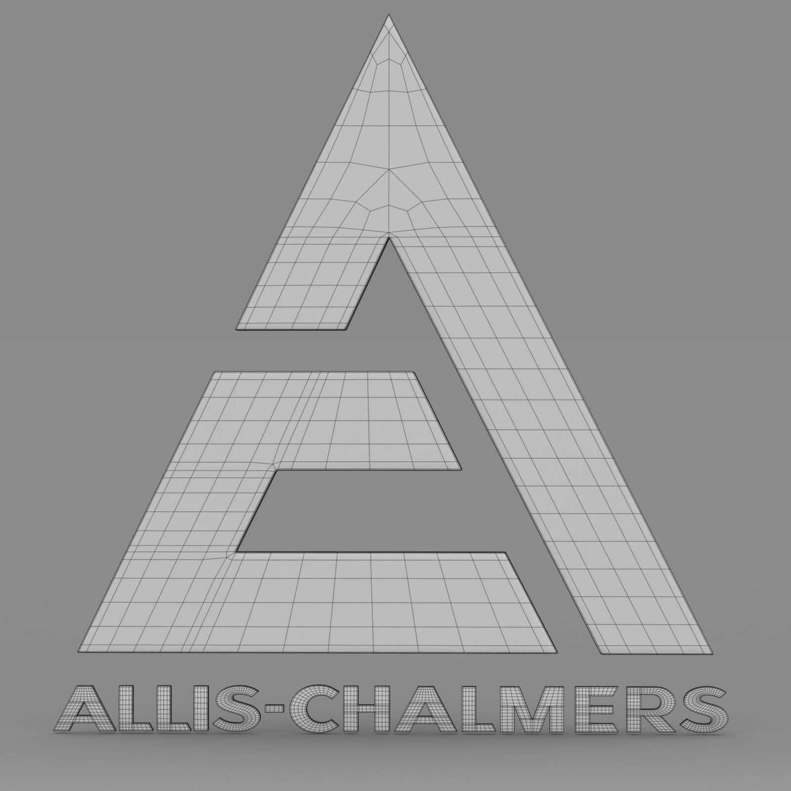 Allis Chalmers Logo - 3D Model by 3d_logoman