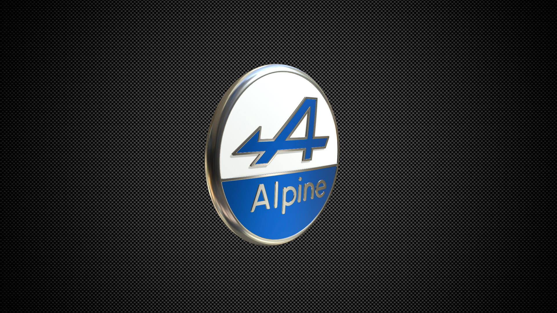 Alpine Logo - 3D Model by 3d_logoman