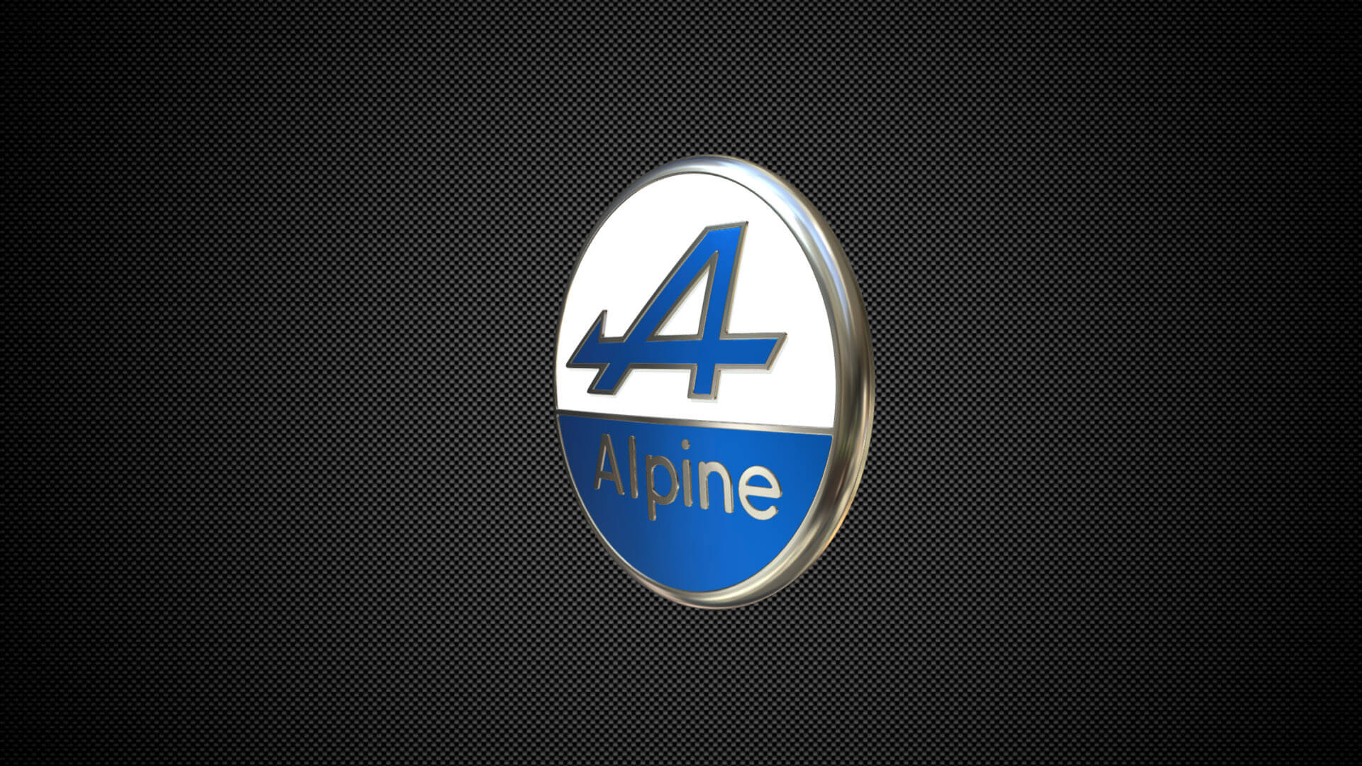 Alpine Logo - 3D Model by 3d_logoman