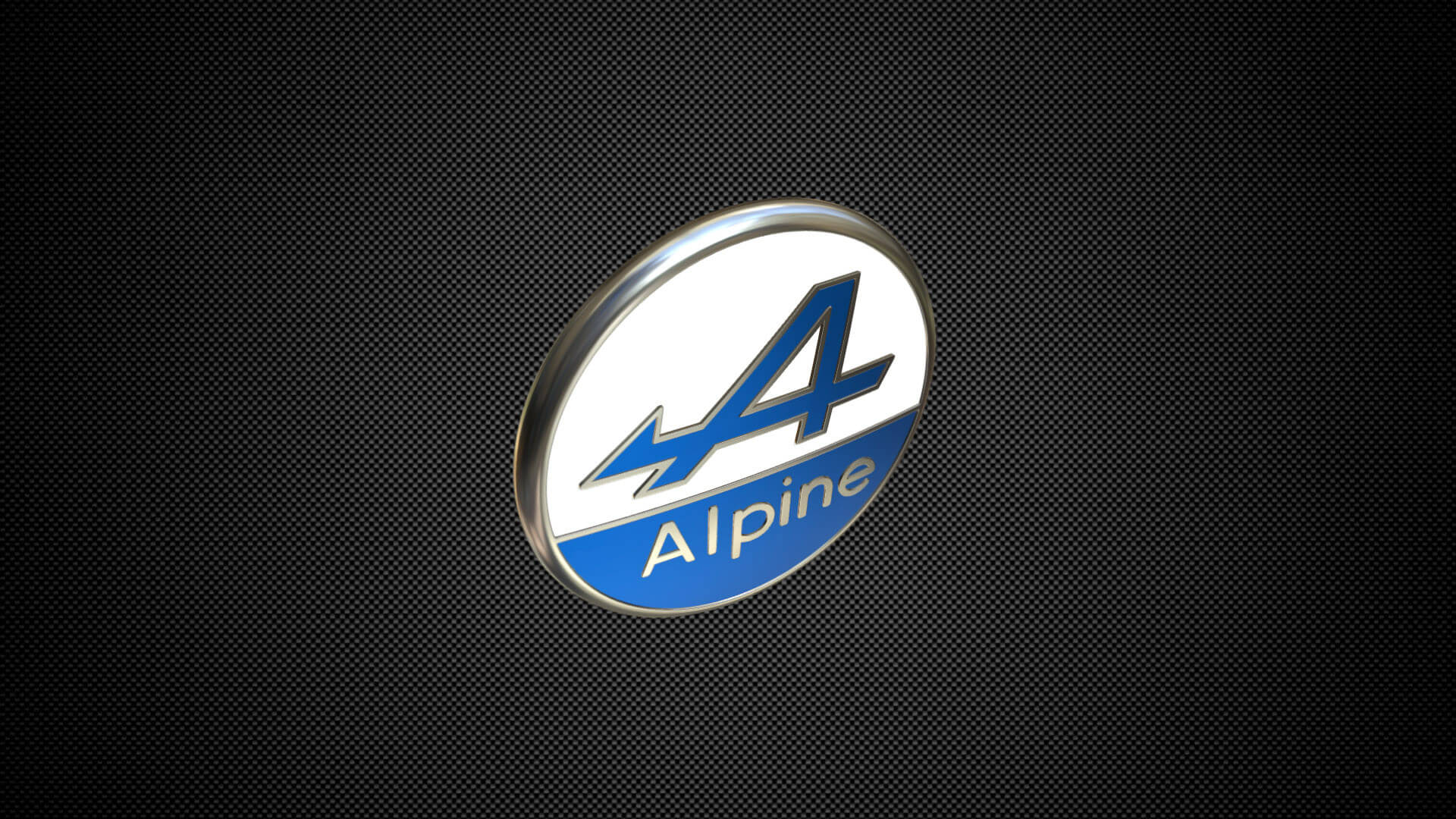 Alpine Logo - 3D Model by 3d_logoman
